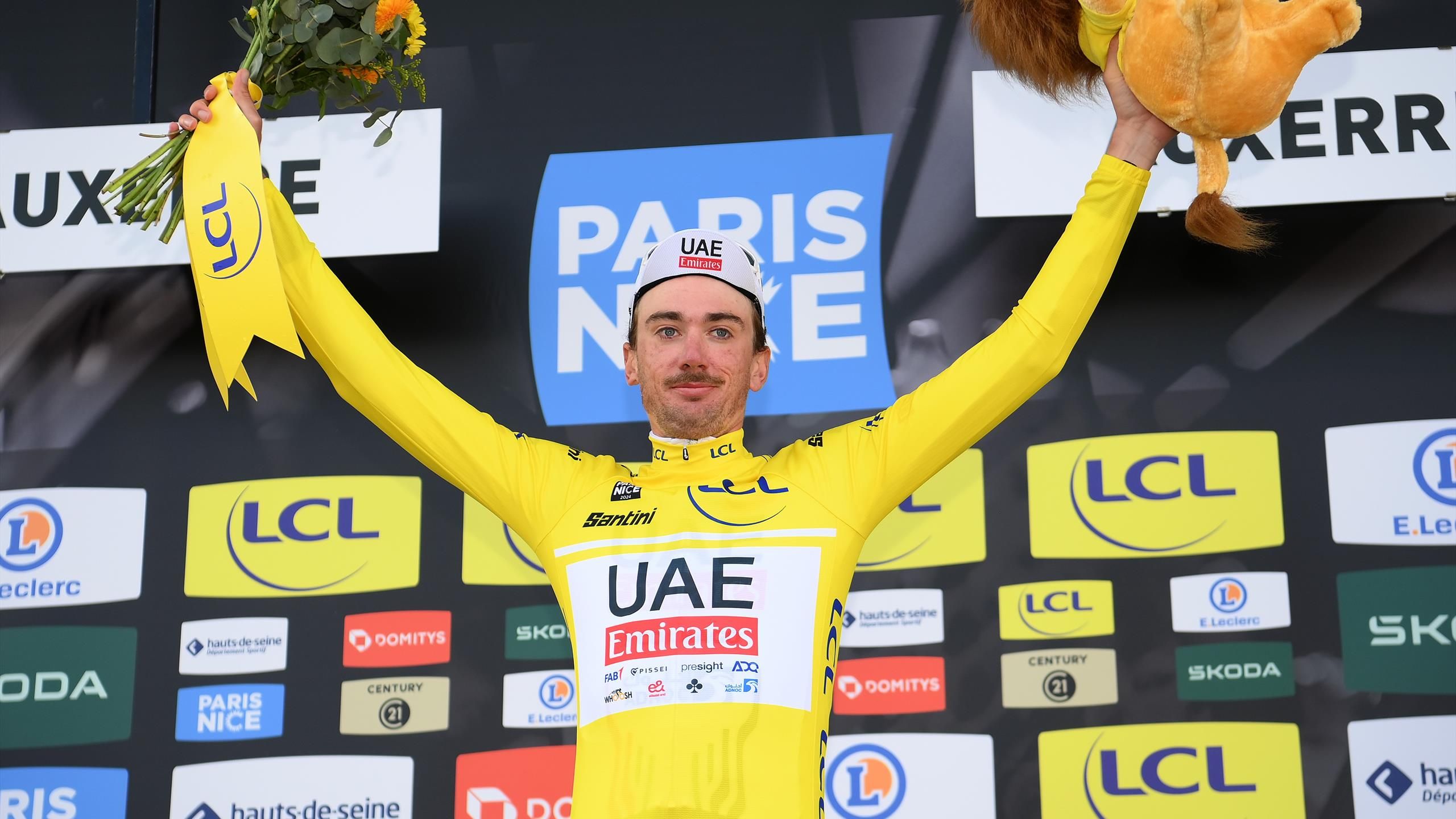 Paris-Nice 2024: Brandon McNulty grabs lead as UAE win TTT, Remco ...