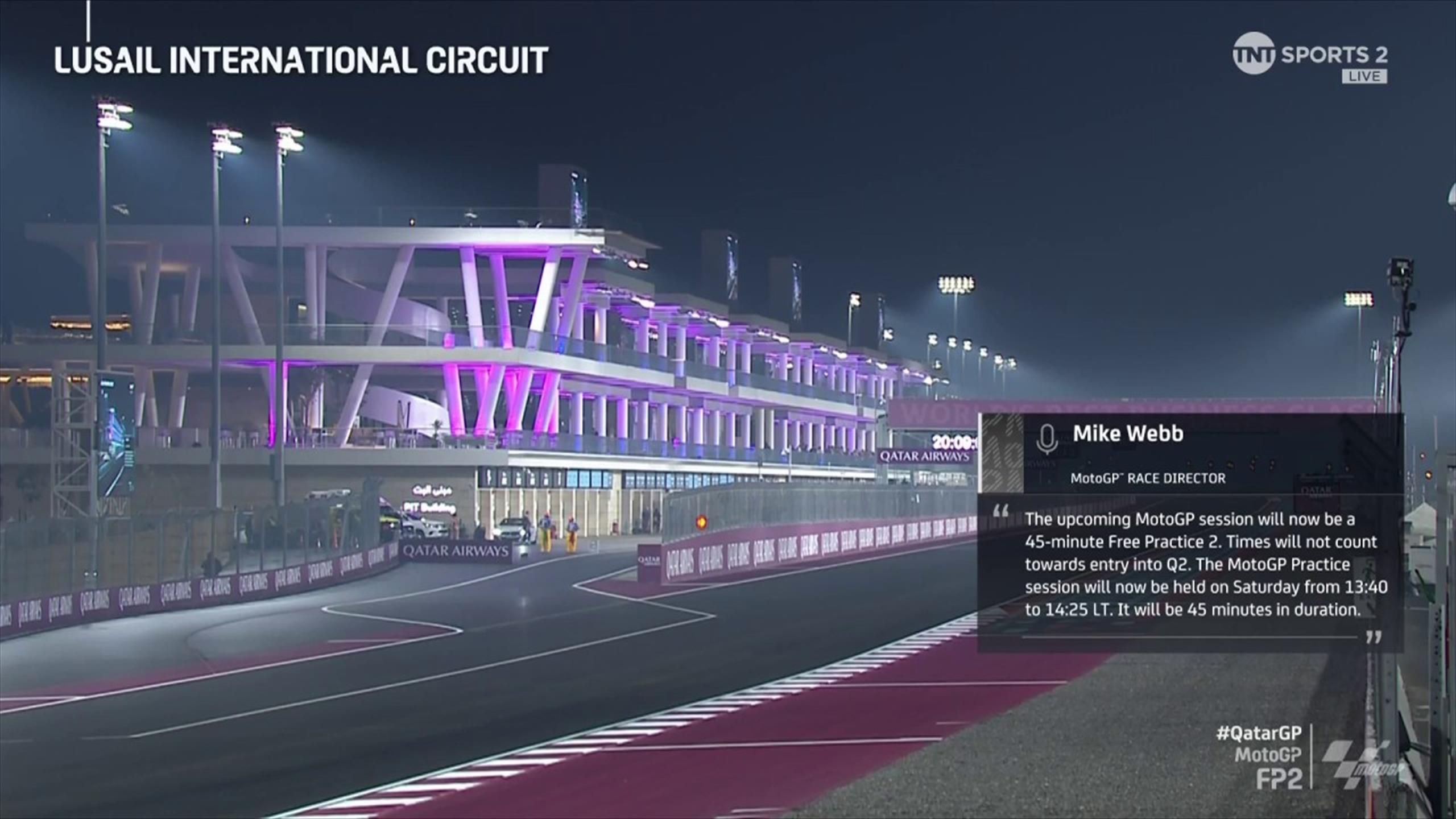 Qatar MotoGP: Changes made in Qatar as rain causes havoc - Motorcycling ...