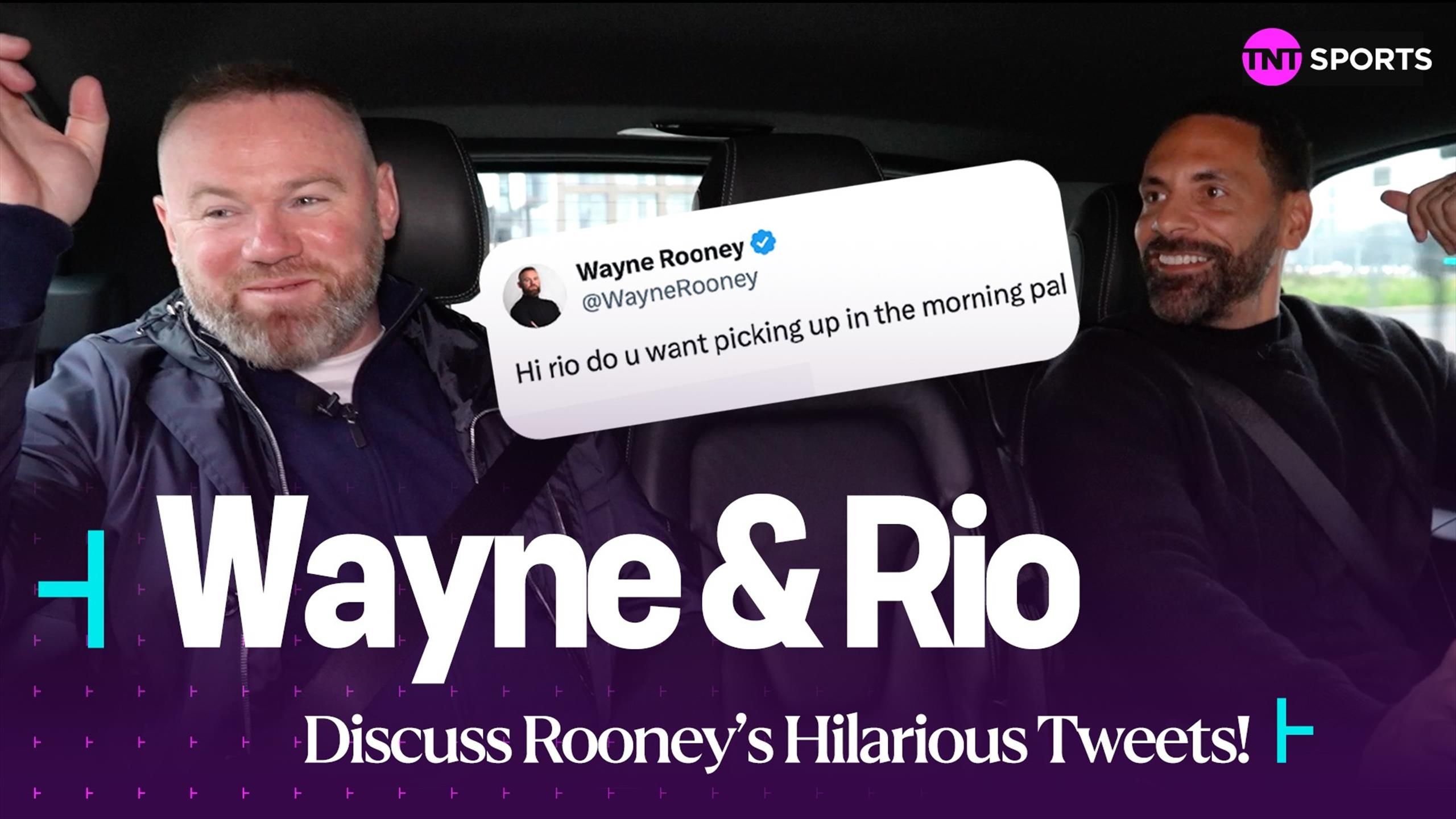 Wayne Rooney and Rio Ferdinand discuss tweets, phones, Manchester ...