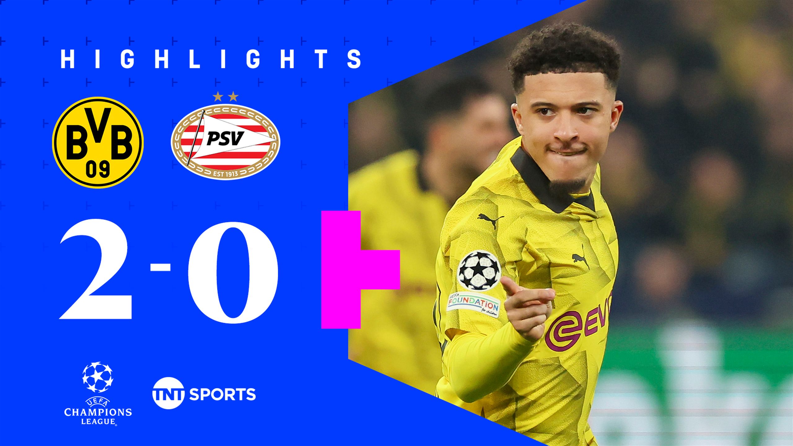 Borussia Dortmund v PSV highlights – UEFA Champions League action as ...