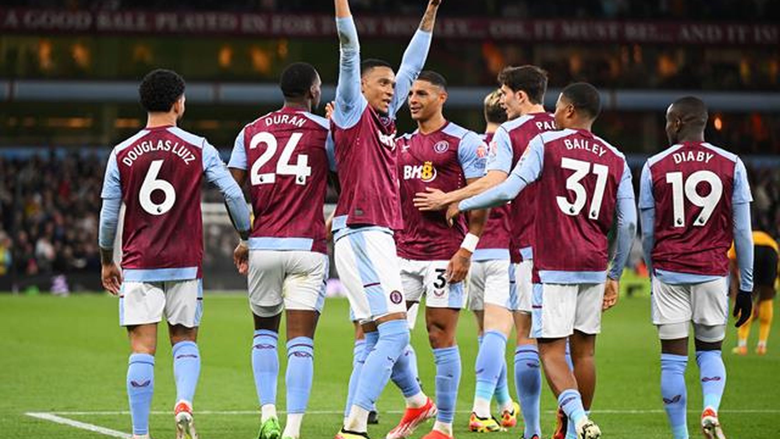 Aston Villa 2-0 Wolves: Moussa Diaby and Ezri Konsa strike as Unai ...