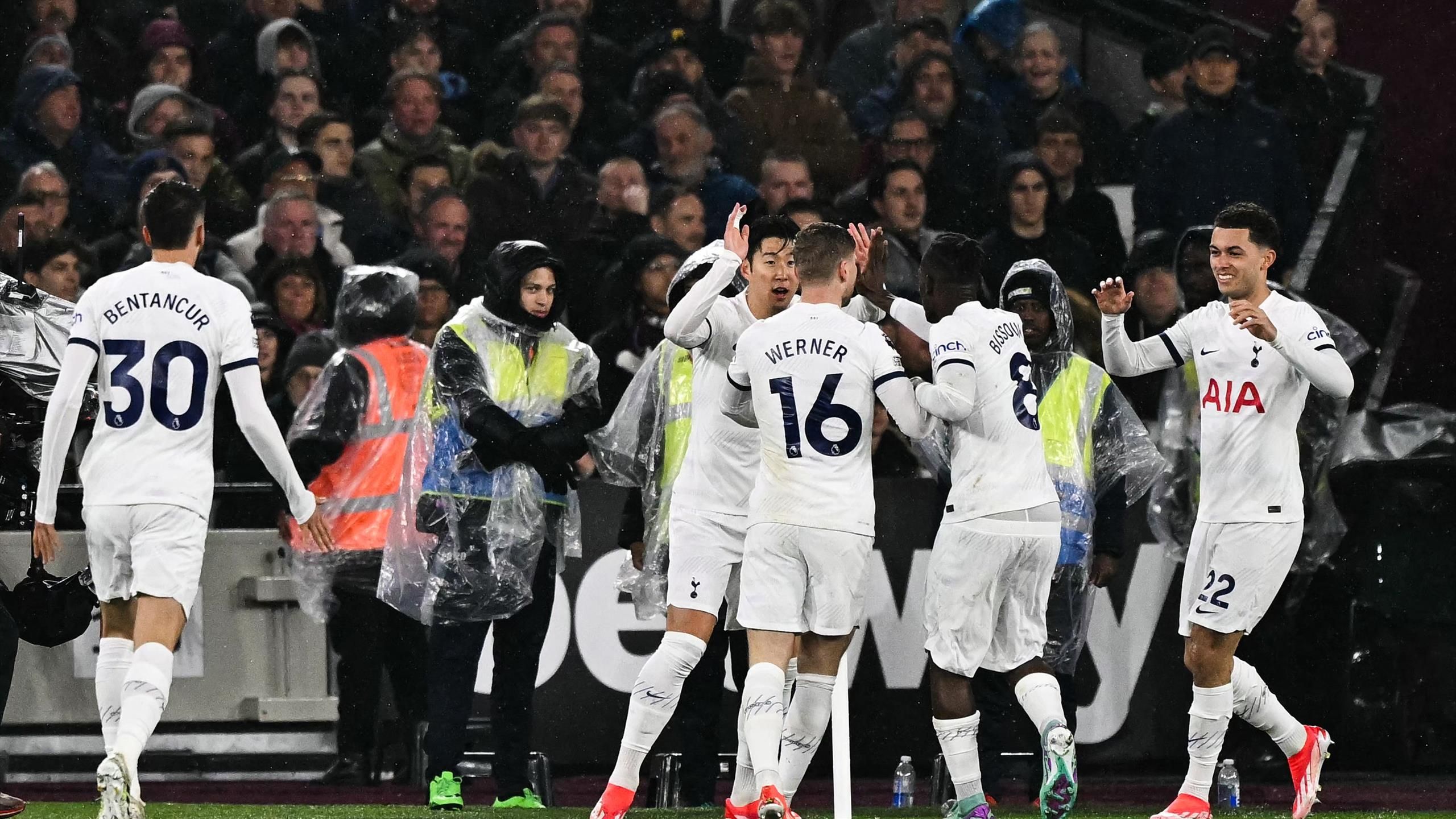 Brennan Johnson taps home from Timo Werner cross as Tottenham score ...