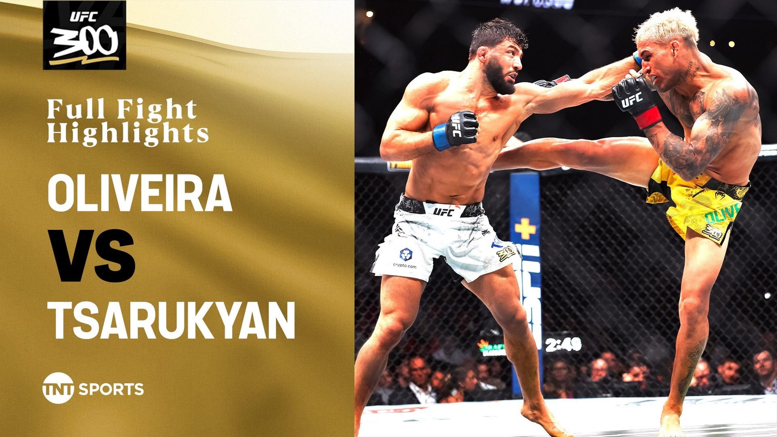 UFC 300 Highlights: Arman Tsarukyan claims split-decision win over ...