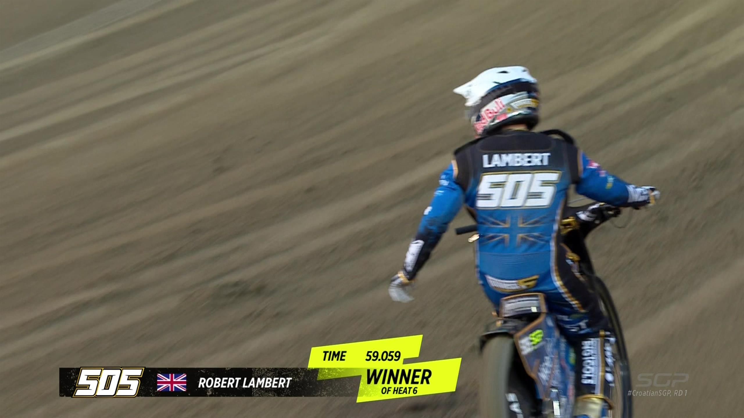 FIM Speedway Grand Prix: Robert Lambert keeps perfect run going in ...