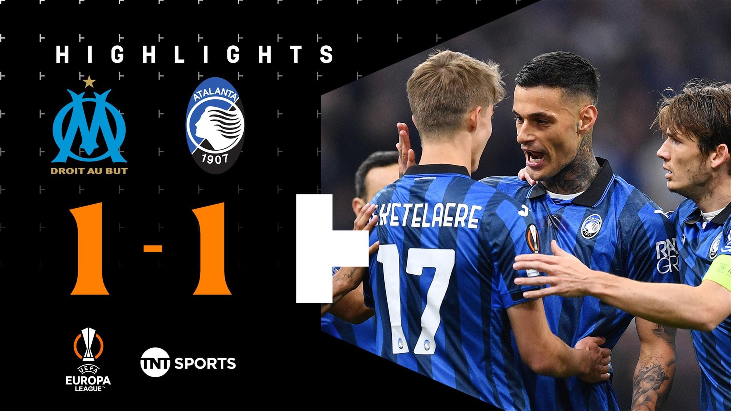 Marseille v Atalanta Europa League highlights: Chancel Mbemba strike ...
