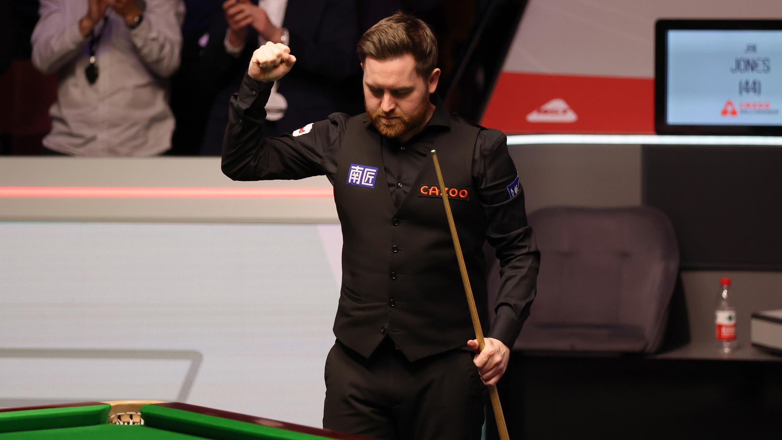 World Snooker Championship: Jak Jones completes win over Stuart Bingham ...