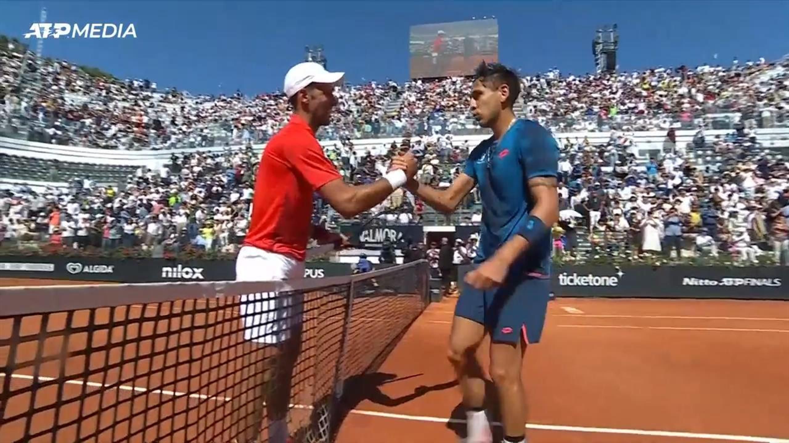 Novak Djokovic v Alejandro Tabilo highlights: Chilean lands huge upset at Italian Open in Rome ...