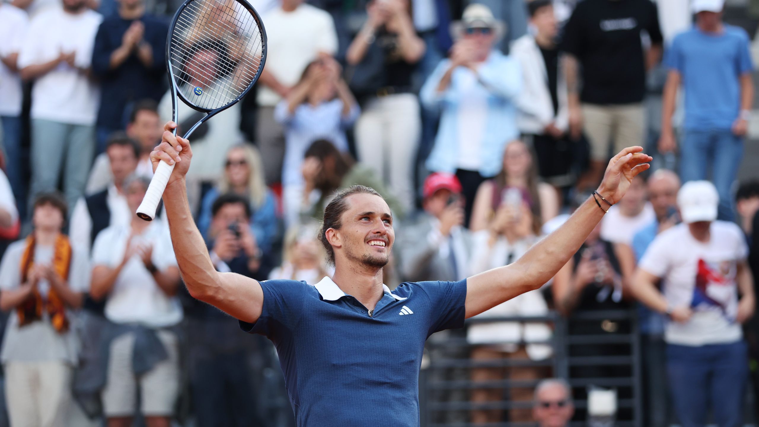 Alexander Zverev beats Nicolas Jarry in straight sets to win Italian Open final in Rome - TNT Sports