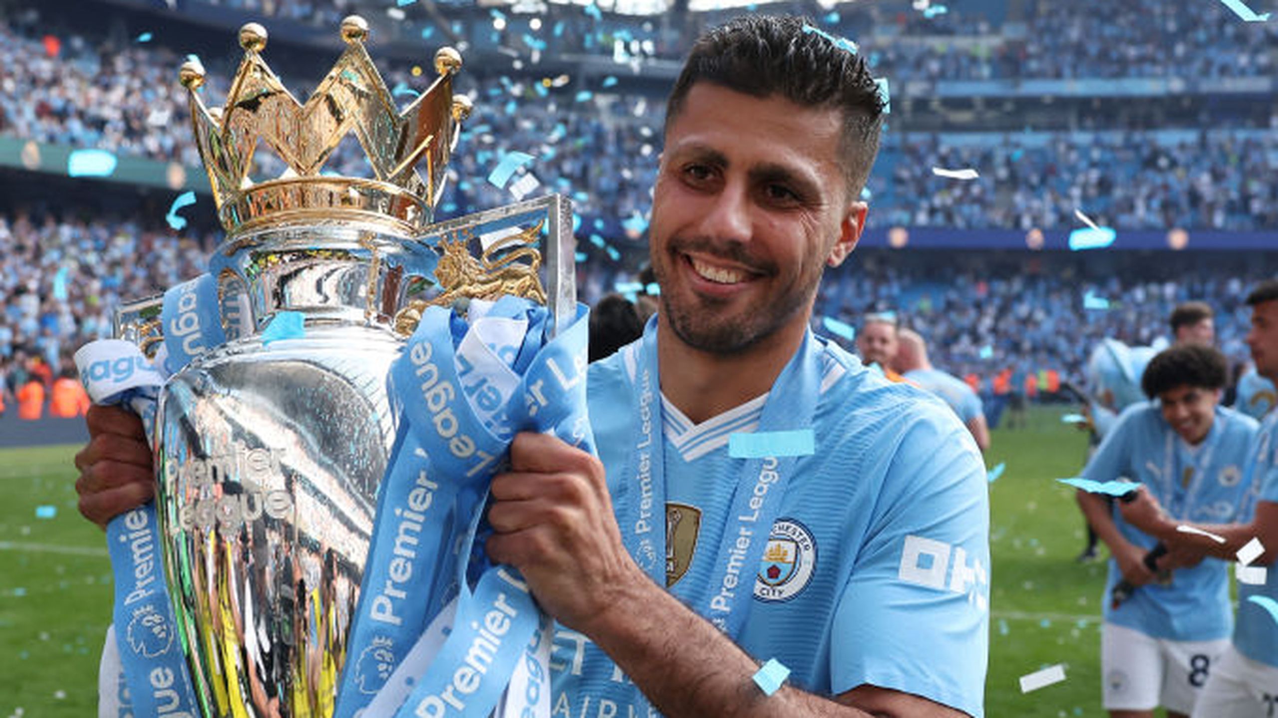 Rodri says Arsenal 'just wanting a draw' at Etihad showed 'difference ...