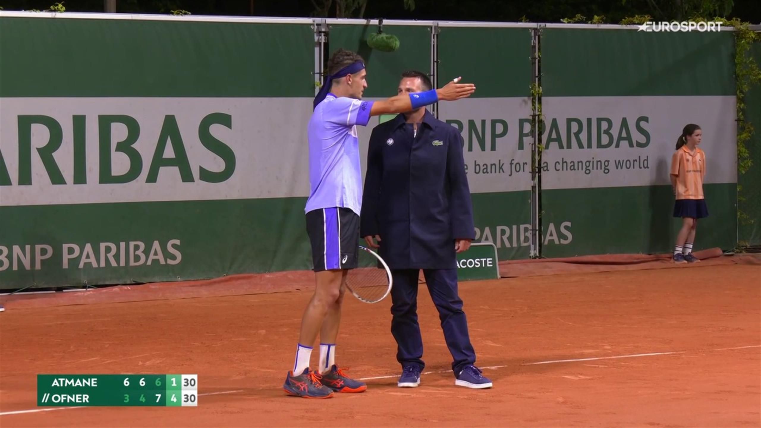 French Open: Terence Atmane escapes disqualification after hitting fan ...