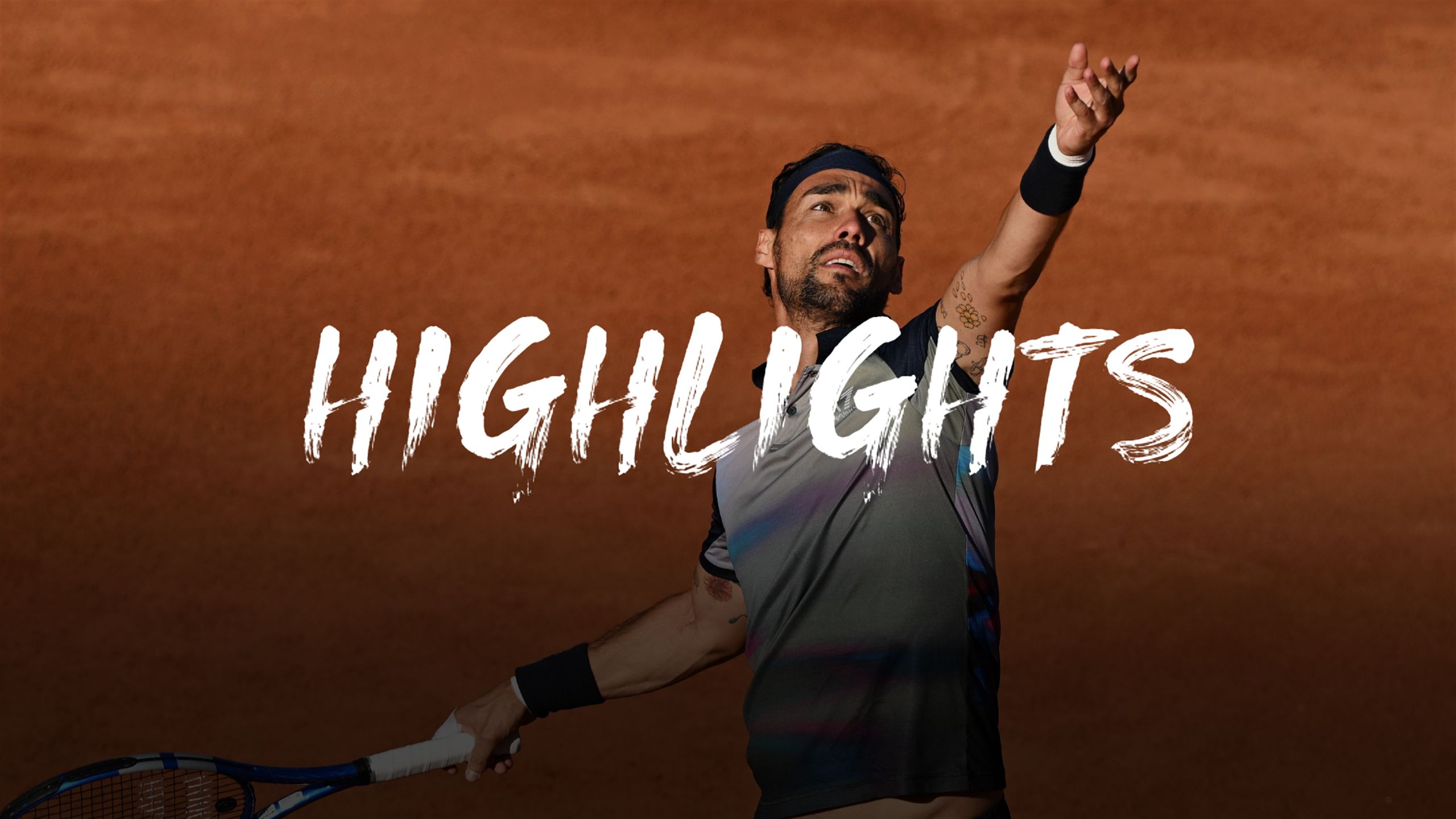 Fabio Fognini v Botic Van de Zandschulp - Roland-Garros highlights - Tennis video - TNT Sports