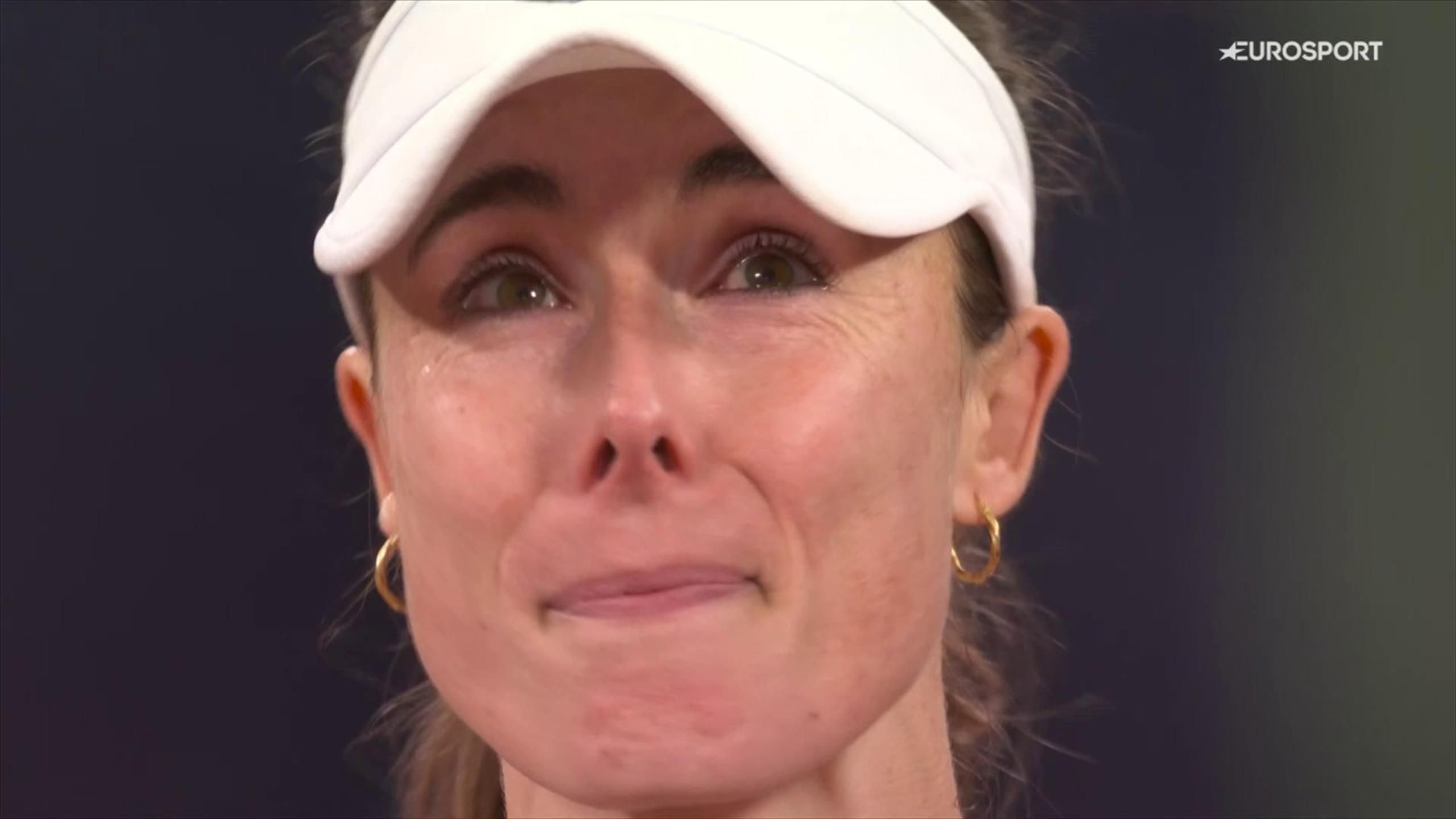 French Open: Alize Cornet overwhelmed by on-court presentation to ...
