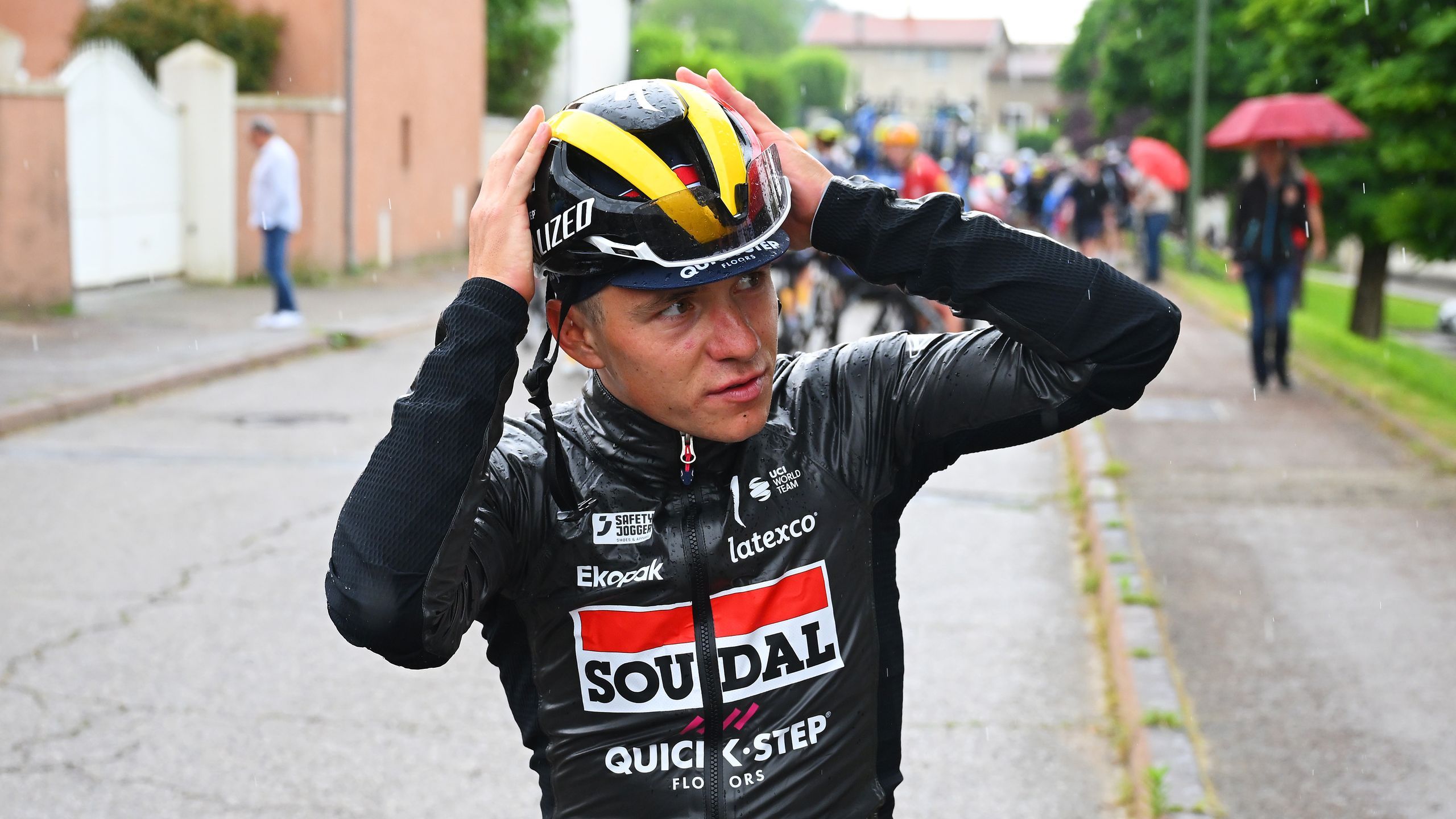 Remco Evenepoel says ‘helmet saved me’, Primoz Roglic to have shoulder ...