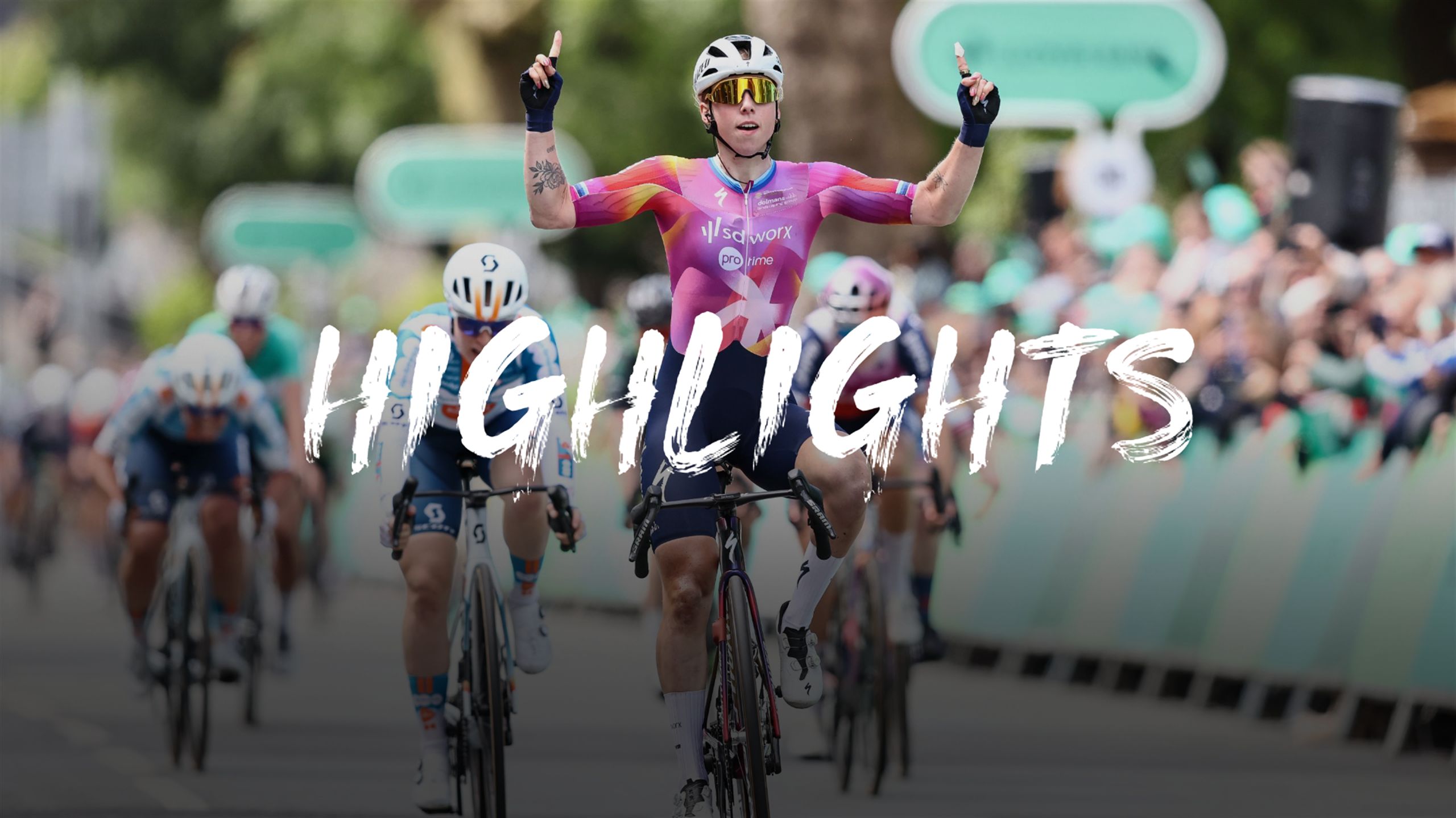 Tour of Britain highlights: No stopping Lorena Wiebes on Stage 3, SD ...