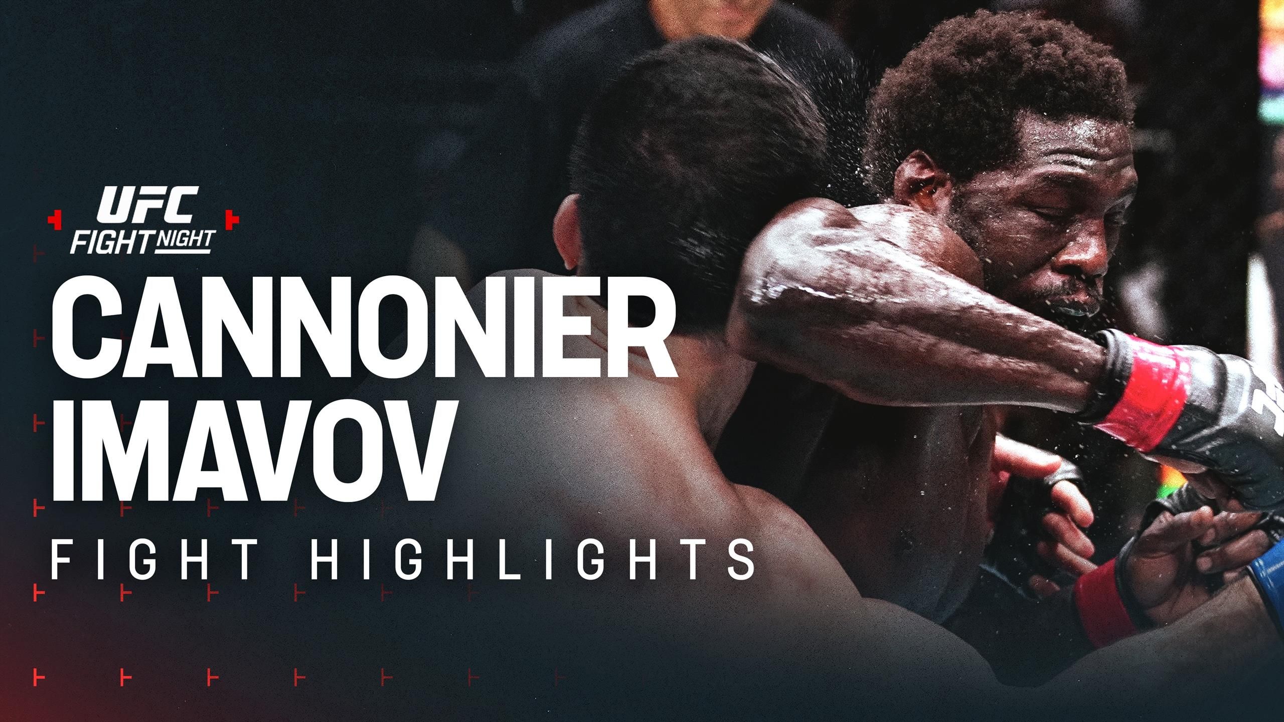 UFC Fight Night Highlights: Nassourdine Imavov stops Jared Cannonier in ...