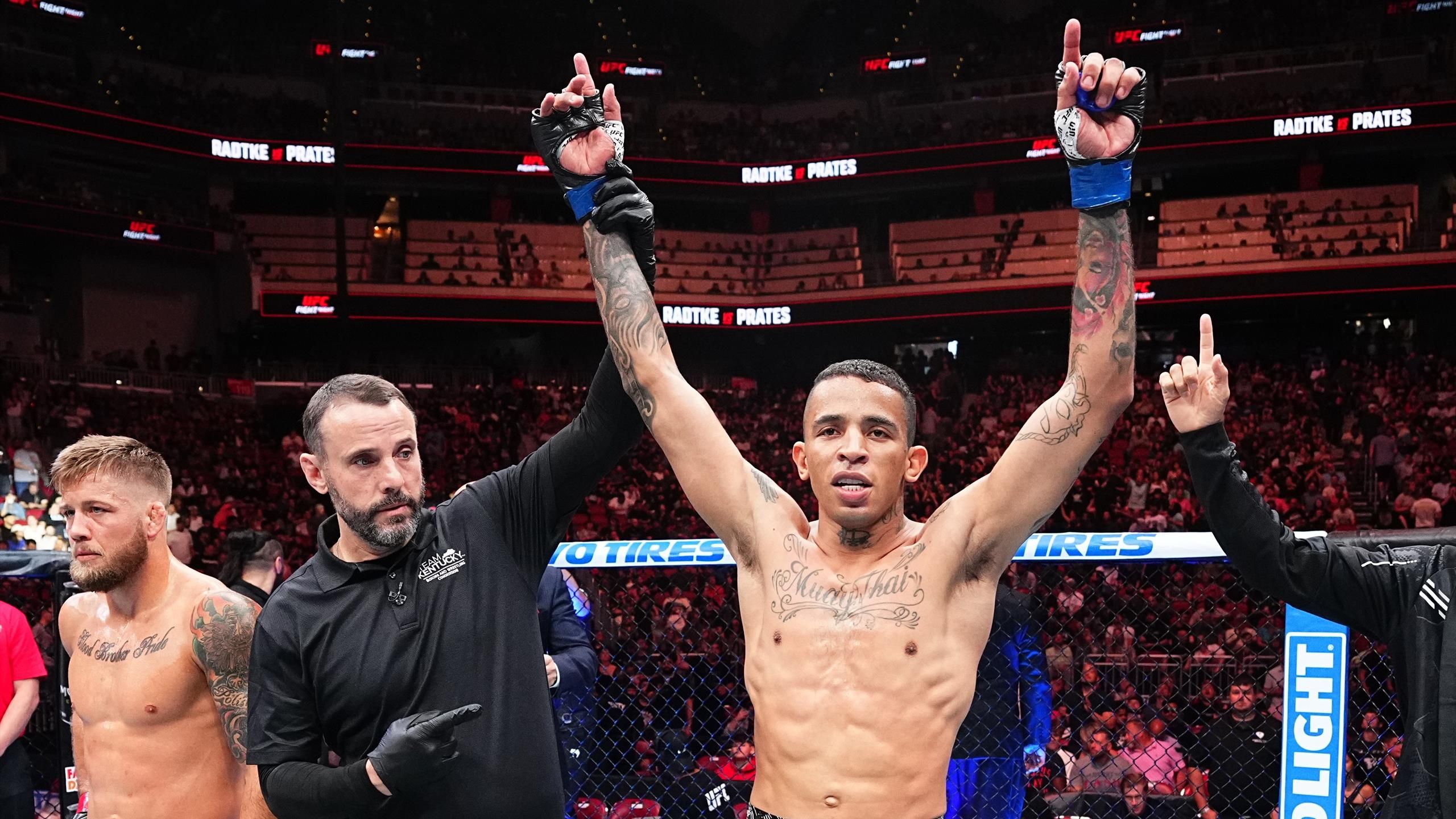 UFC Fight Night Highlights: Carlos Prates finishes Charles Radtke with ...