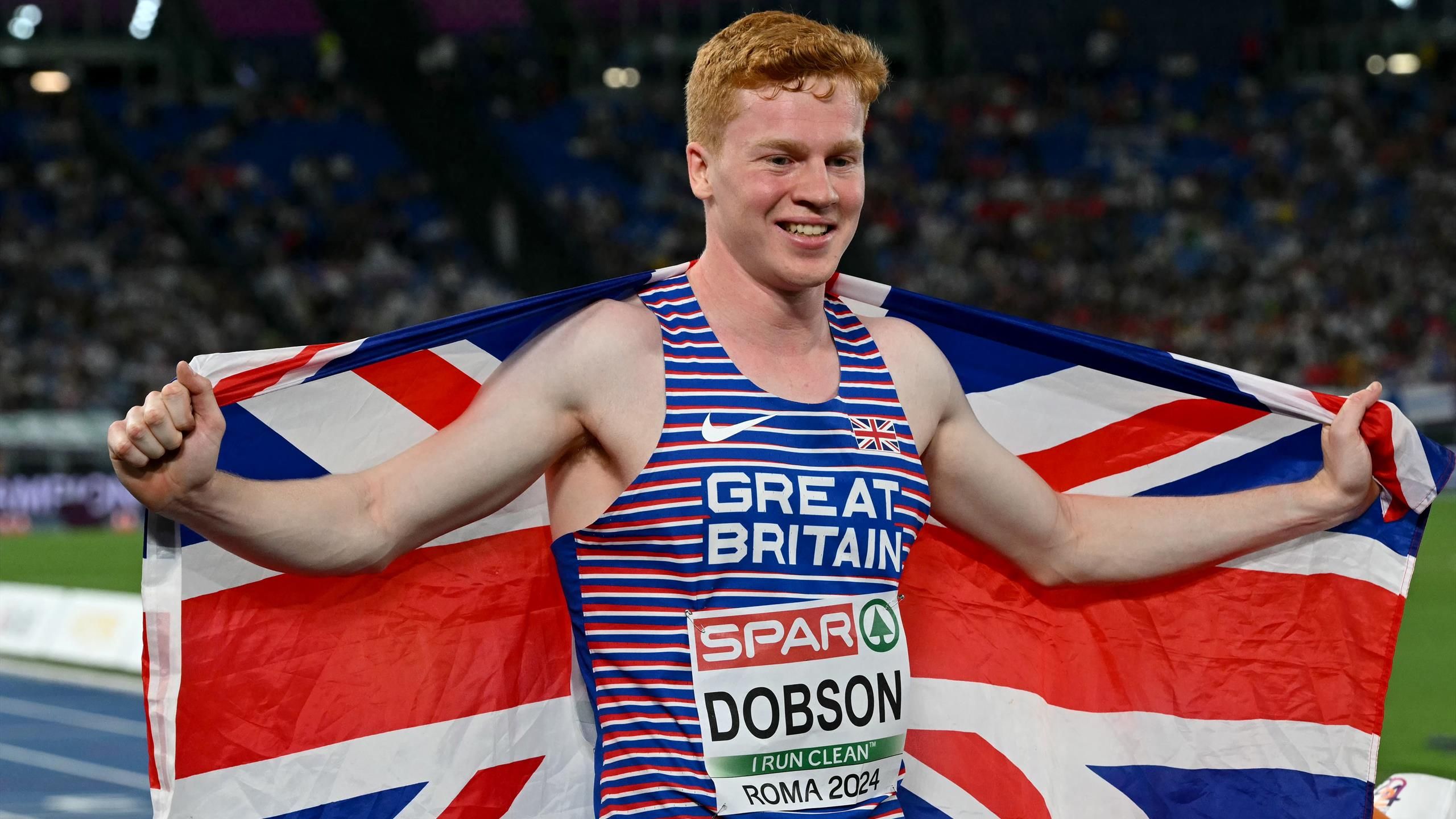 European Athletics Championships: Charlie Dobson takes 400m silver ...