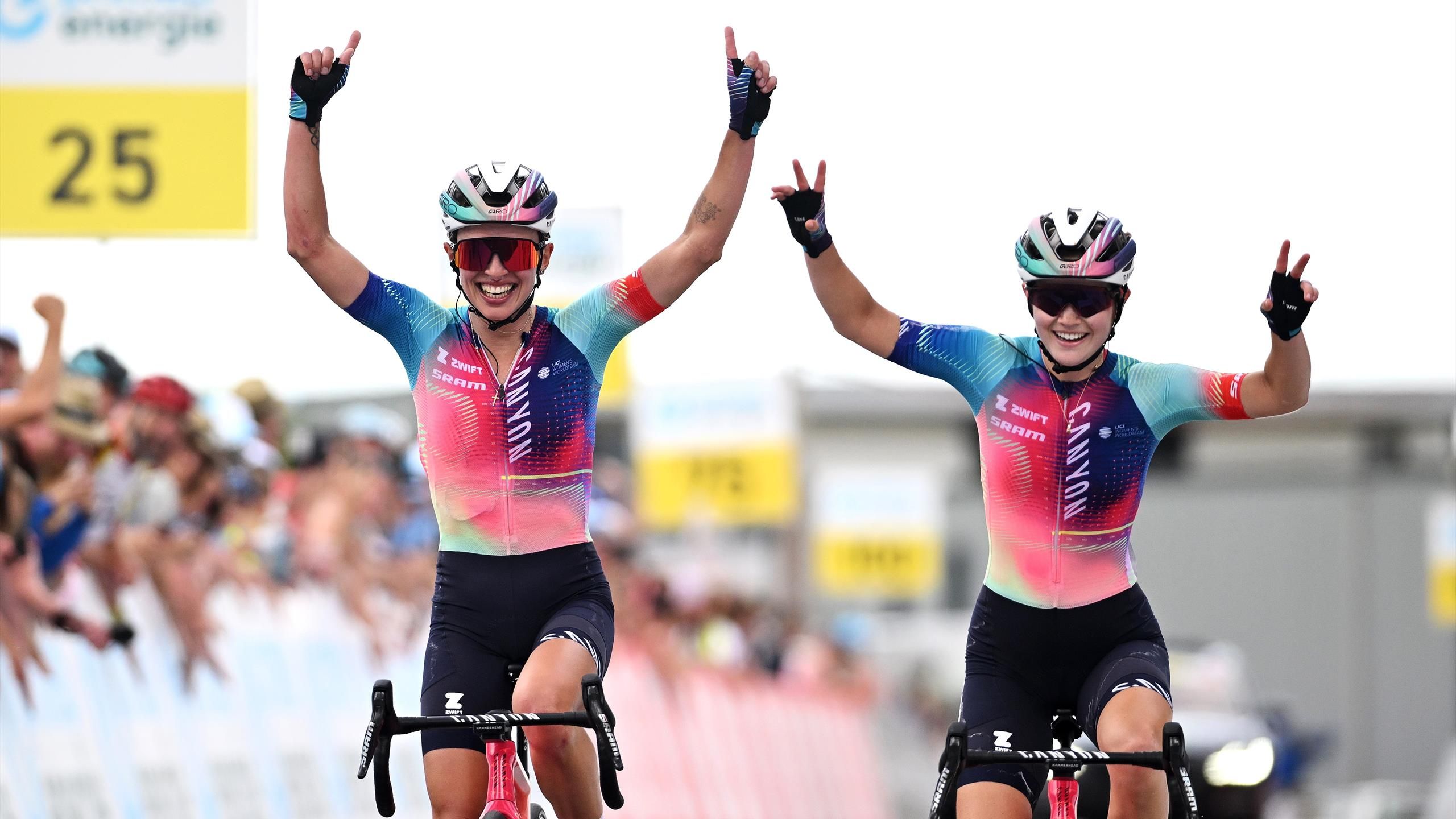 Neve Bradbury takes Stage 3 of Tour of Switzerland, crossing line ...