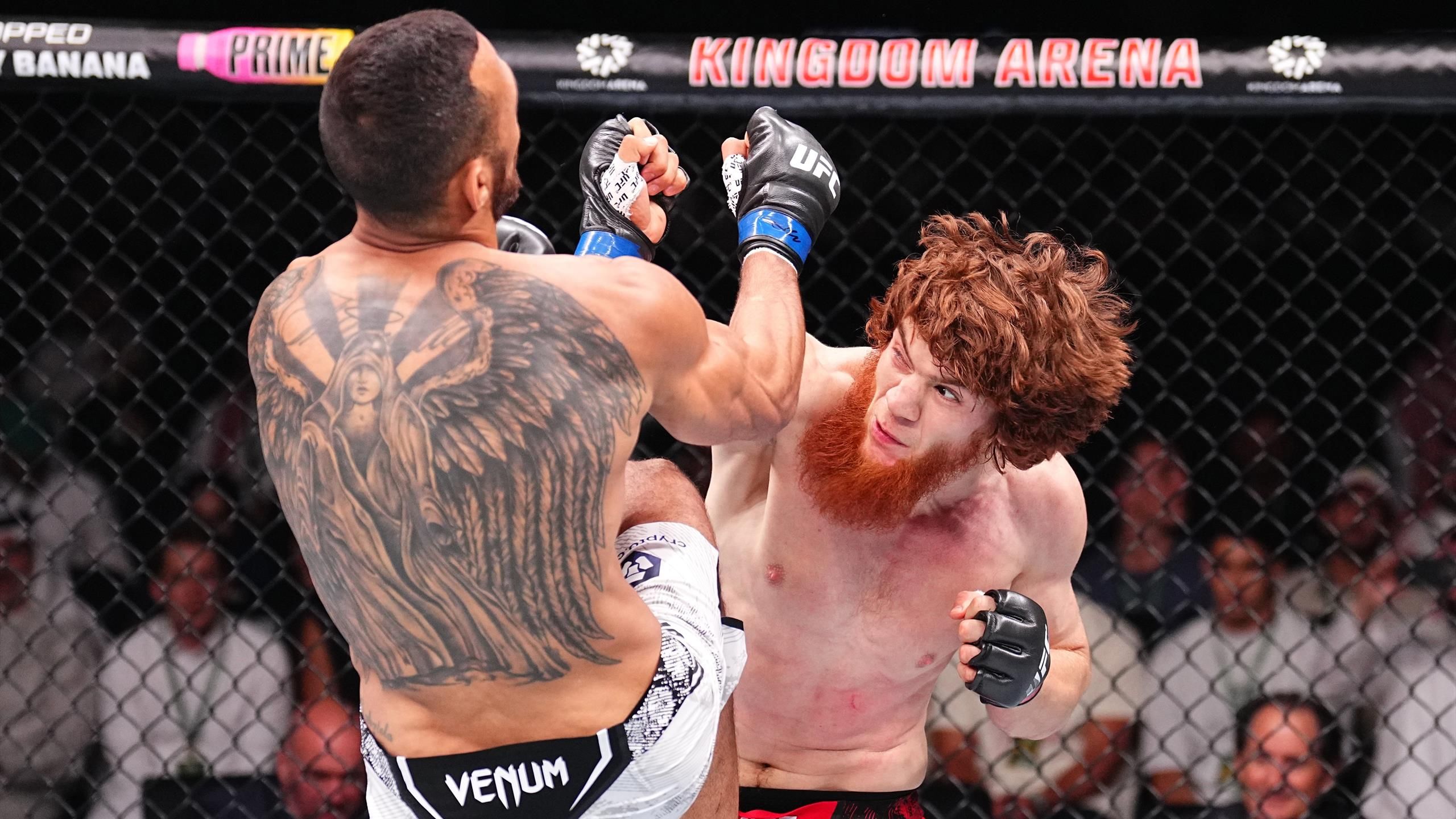 UFC Fight Night Saudi Arabia: Shara Magomedov secures stoppage win over ...