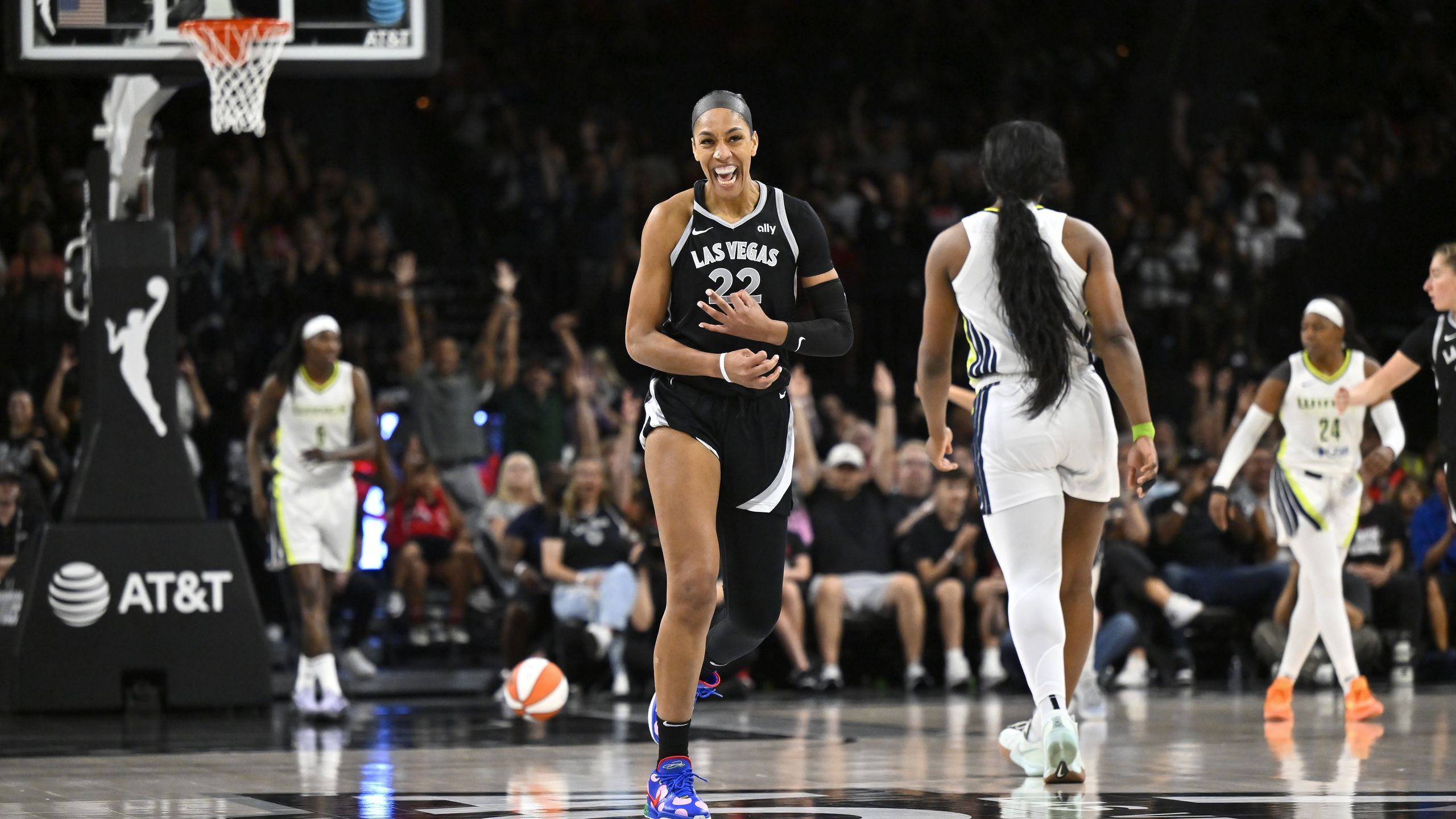 WNBA: A'ja Wilson sets franchise record after double-double display in ...