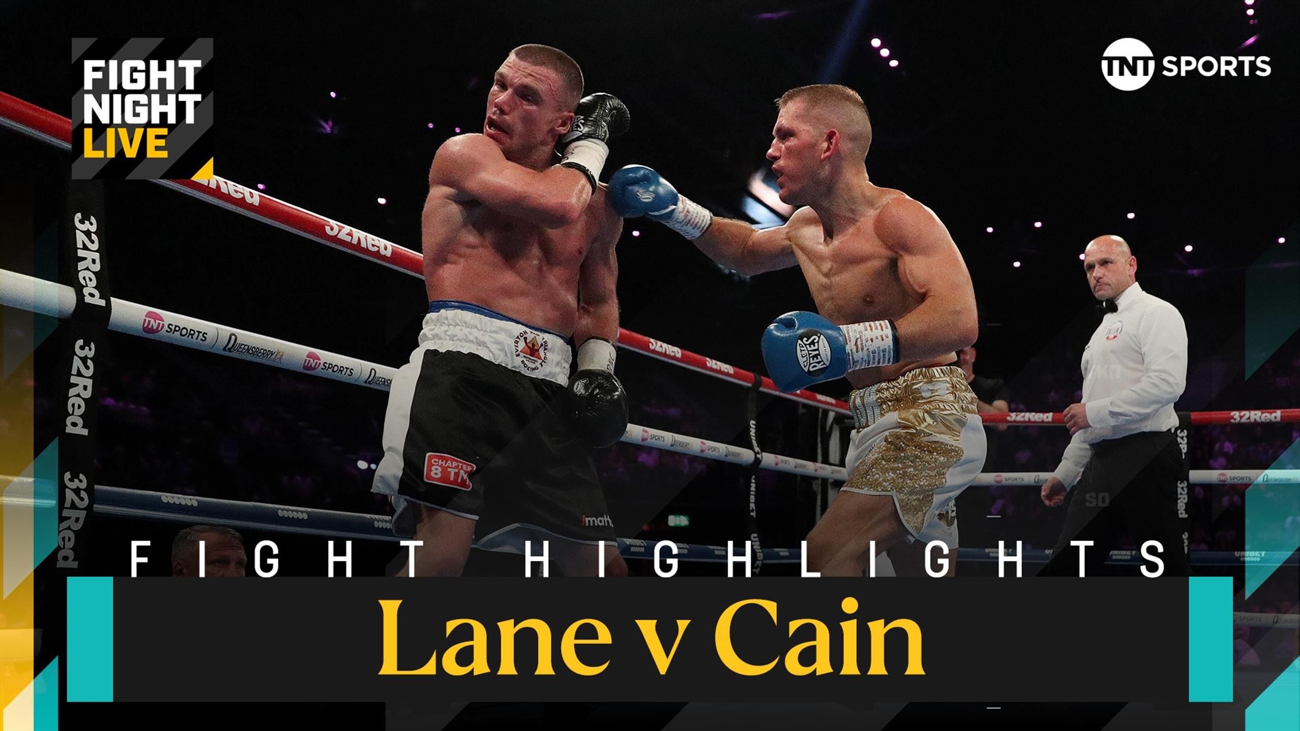 Highlights as Andrew Cain stops Ashley Lane to win bantamweight title ...