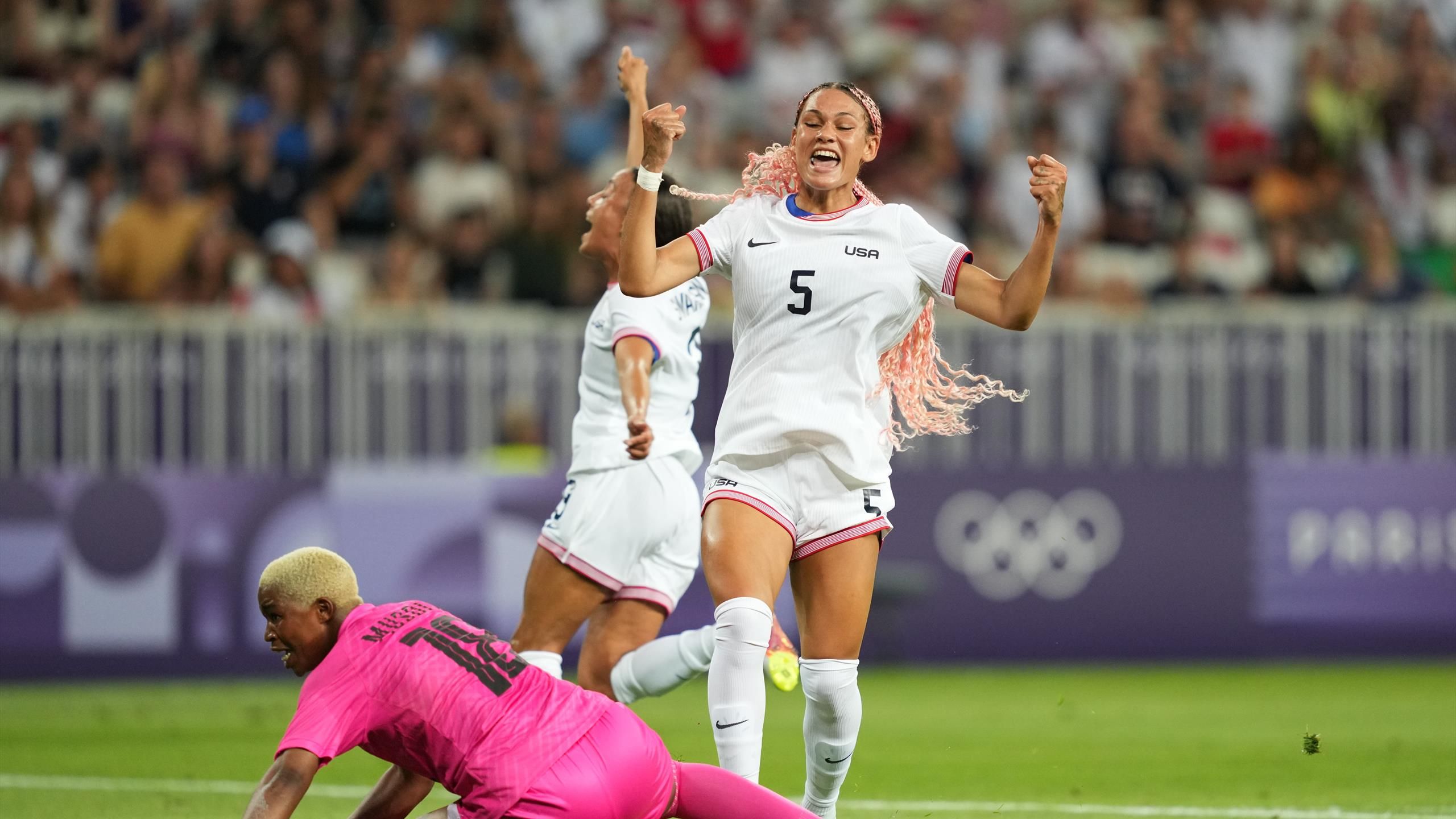 Paris 2024: Trinity Rodman finishes electric USA move to open scoring ...