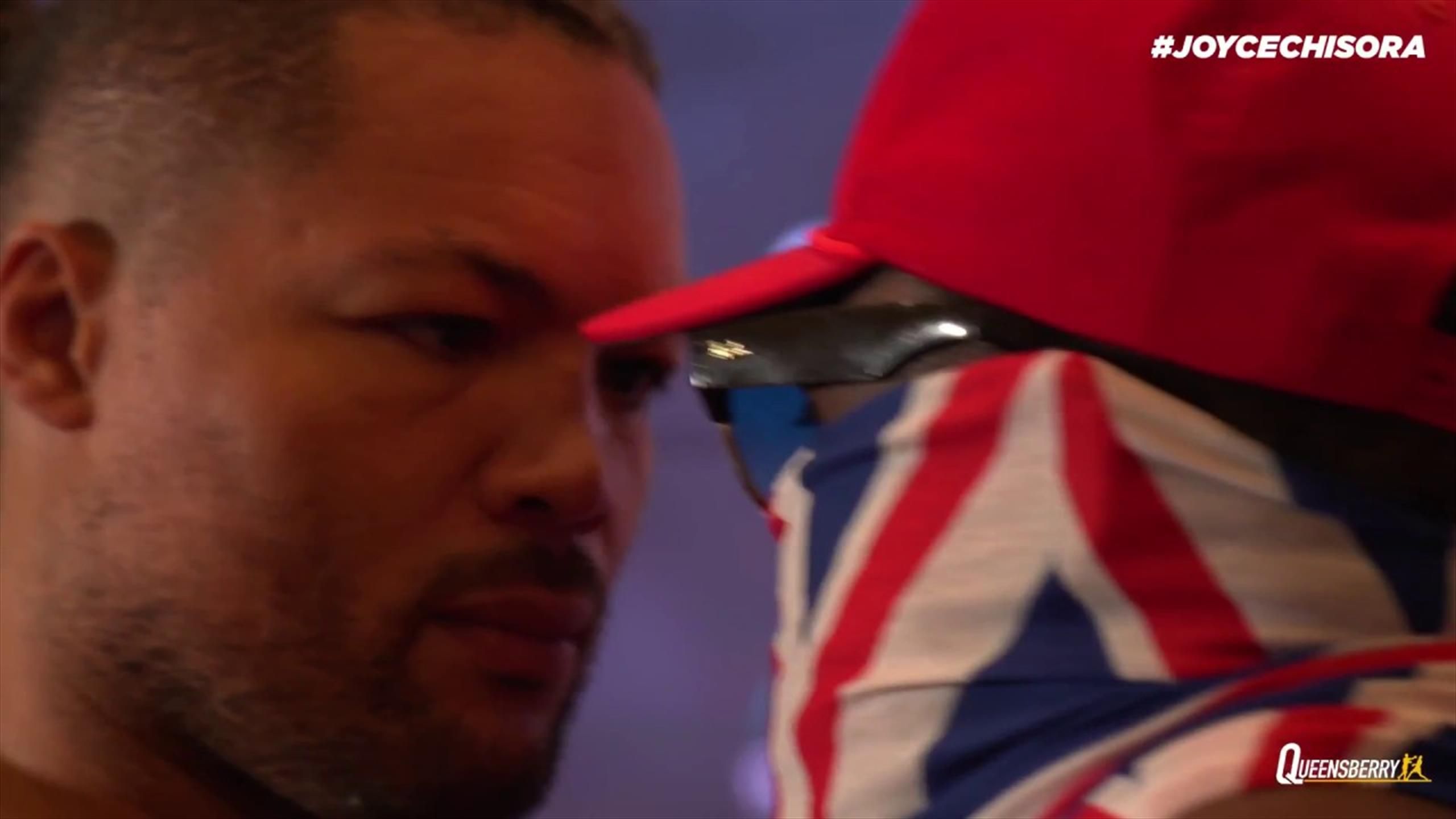 Derek Chisora wears Zhilei Zhang mask ahead of intense Joe Joyce ...