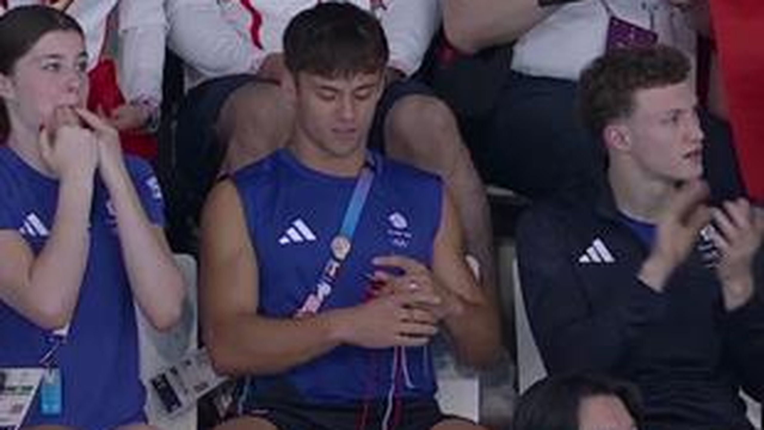 Paris Olympic Games 2024: Tom Daley spotted knitting while cheering on ...