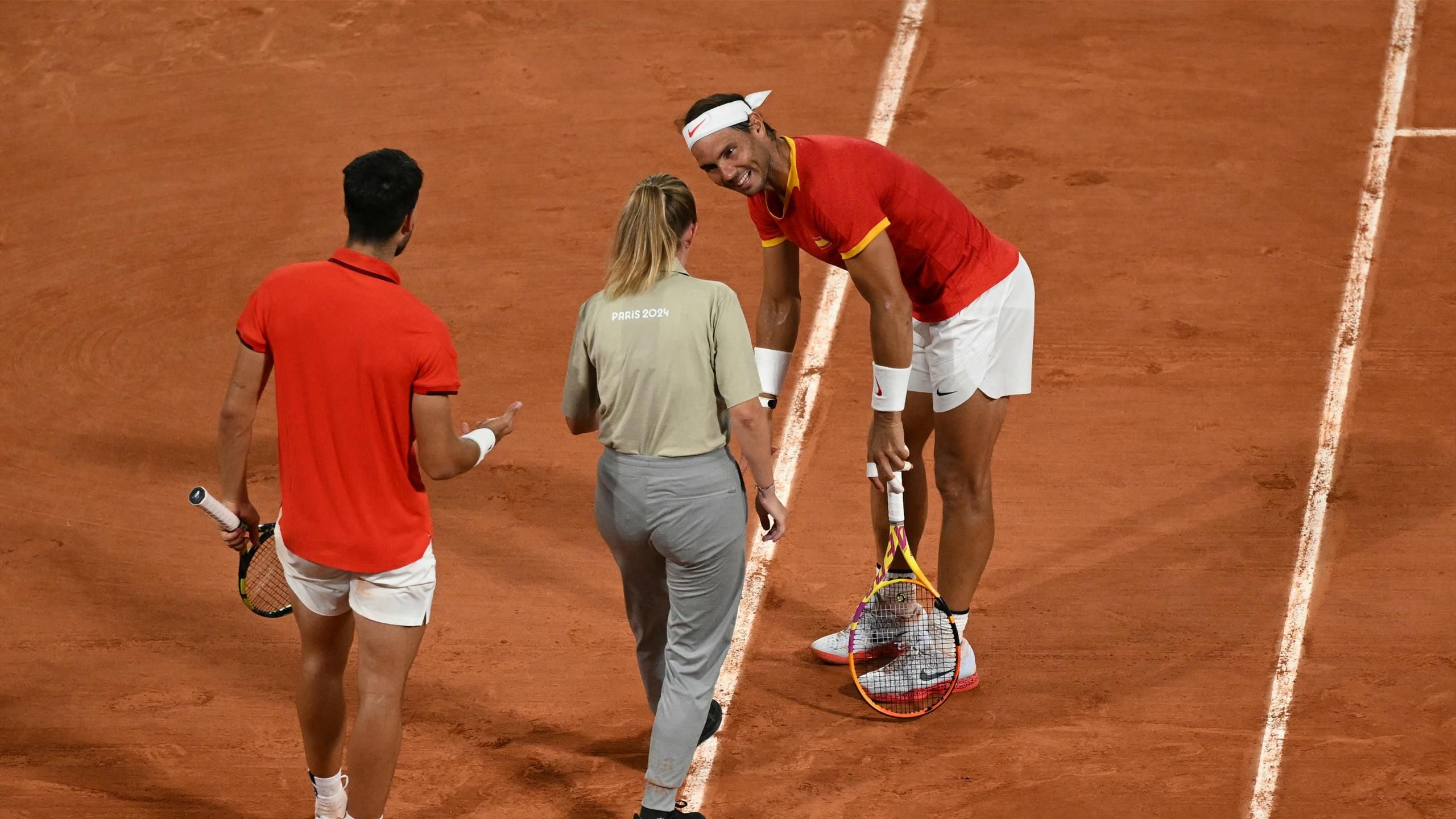 Paris 2024: 'Nadal is furious' - Rafael Nadal and Carlos Alcaraz argue ...