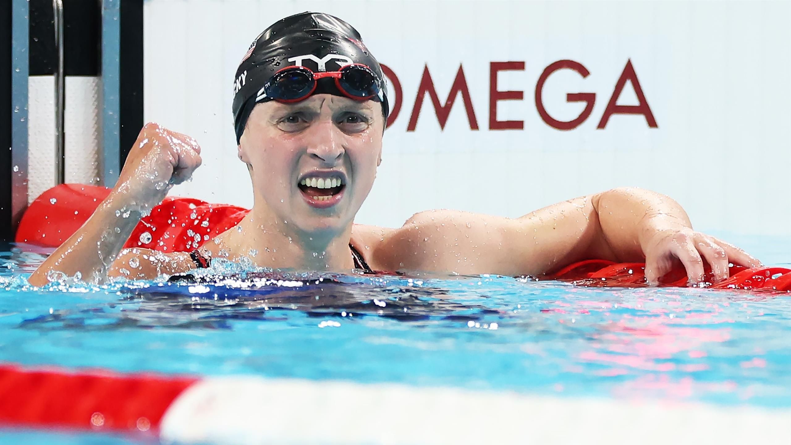 Paris 2024: 'What a race!' - Katie Ledecky destroys field to win 1500m ...