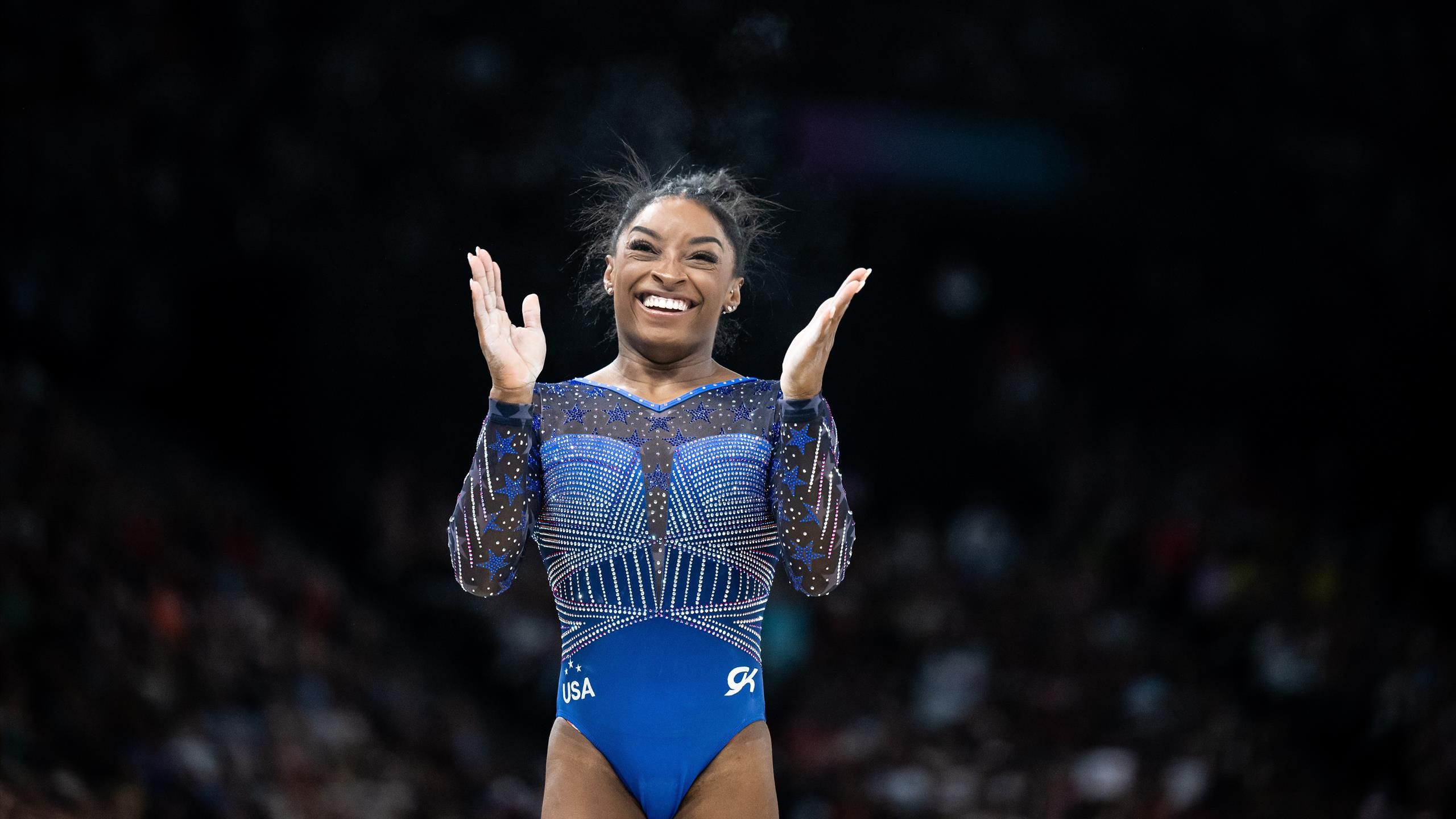 Paris 2024: Watch Simone Biles clinch all-around gold with exquisite ...
