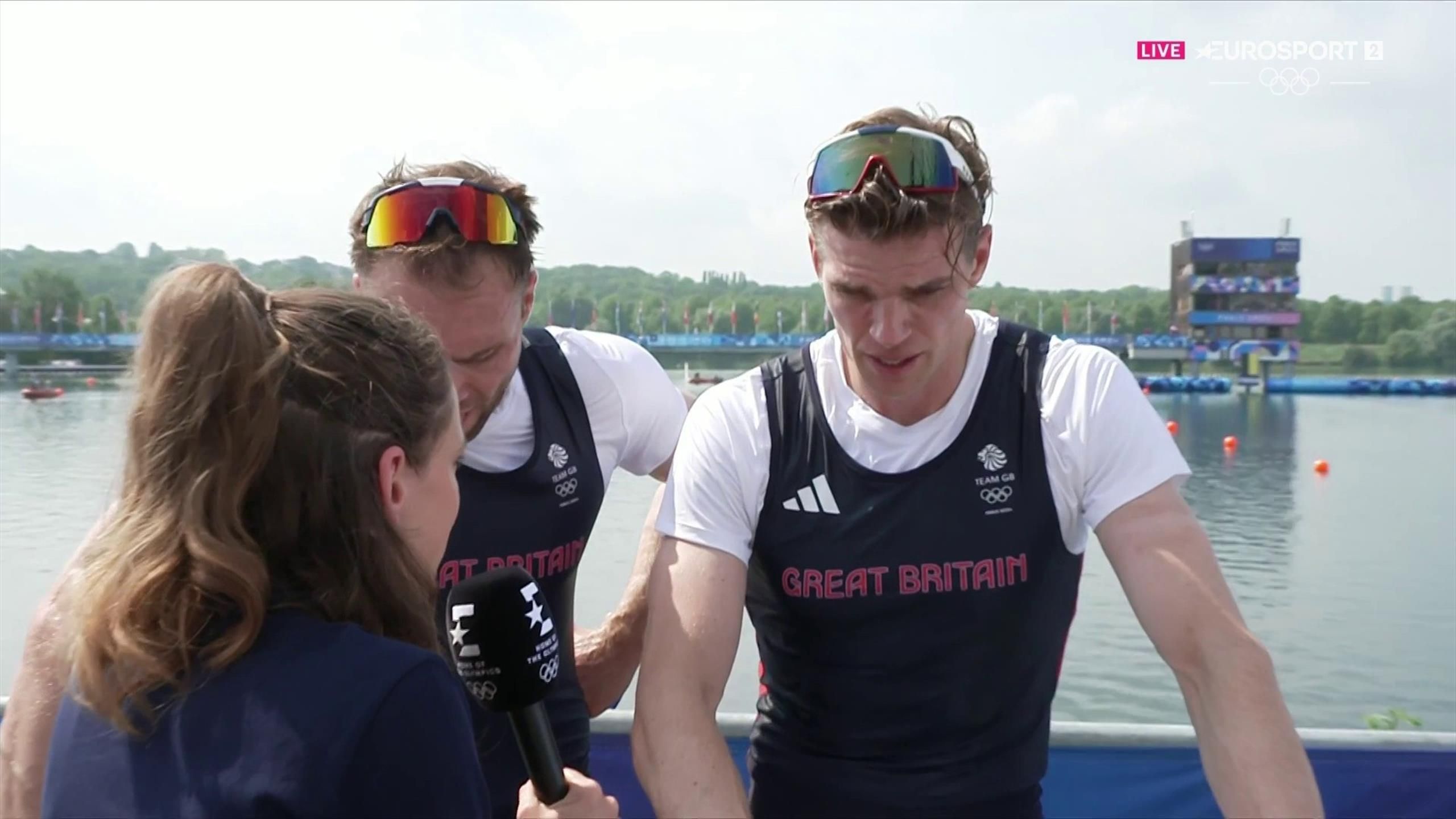 Team GB’s Tom George & Oliver Wynne-Griffith crestfallen after silver ...