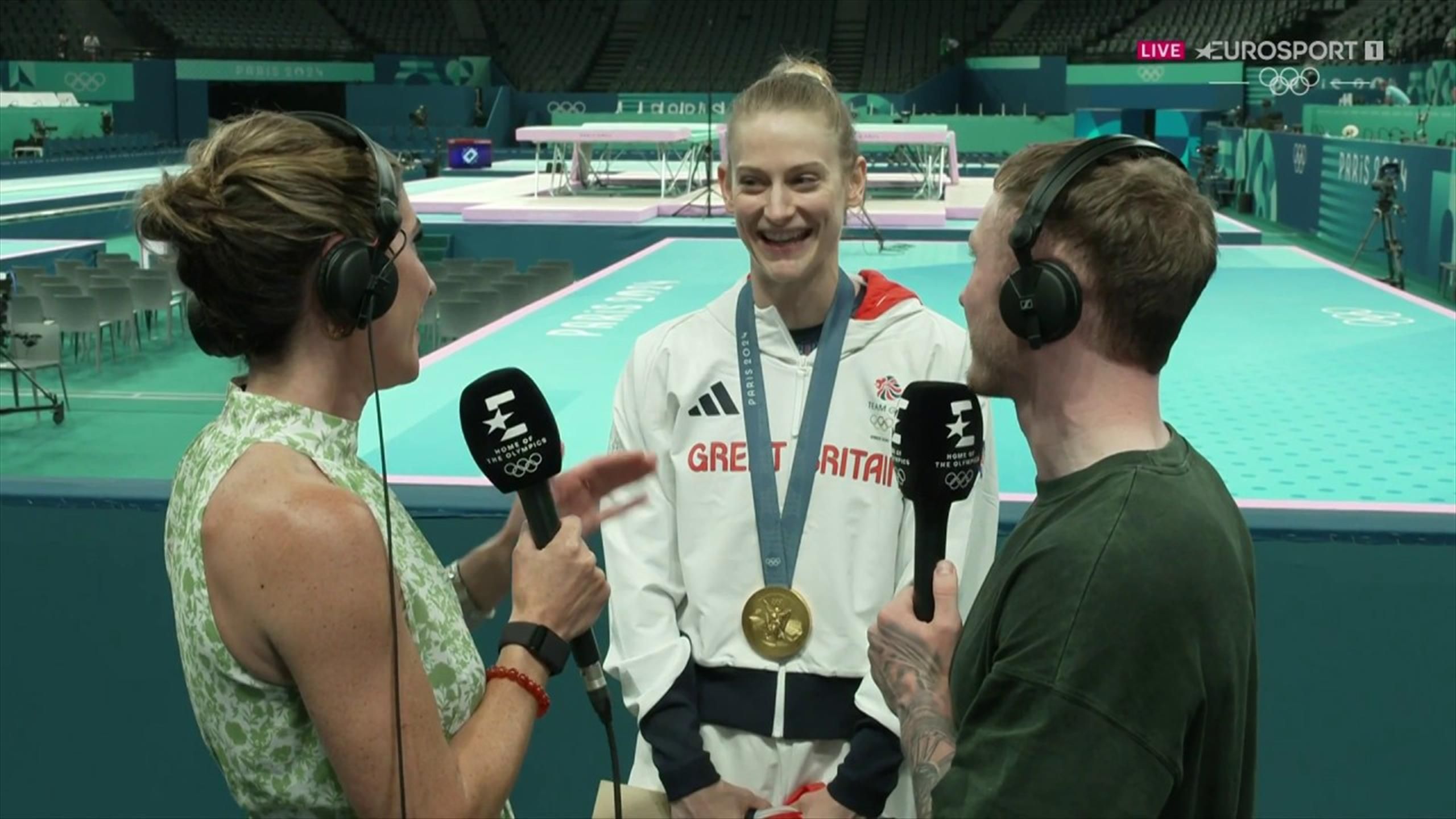 Bryony Page in joyous, lively mood completing Olympic journey with gold ...