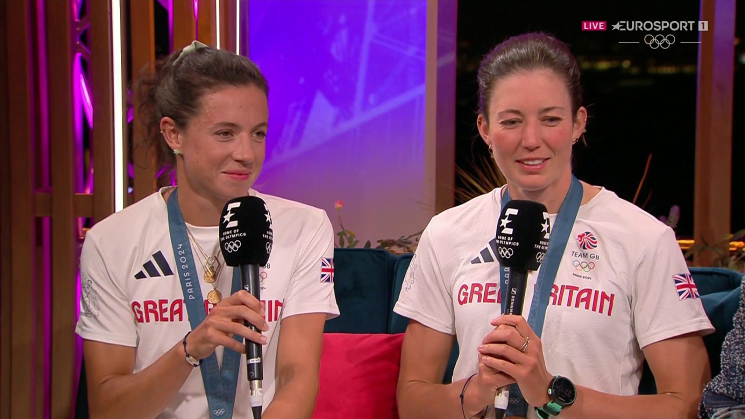 Paris 2024: Team GB's Imogen Grant and Emily Craig react to their ...