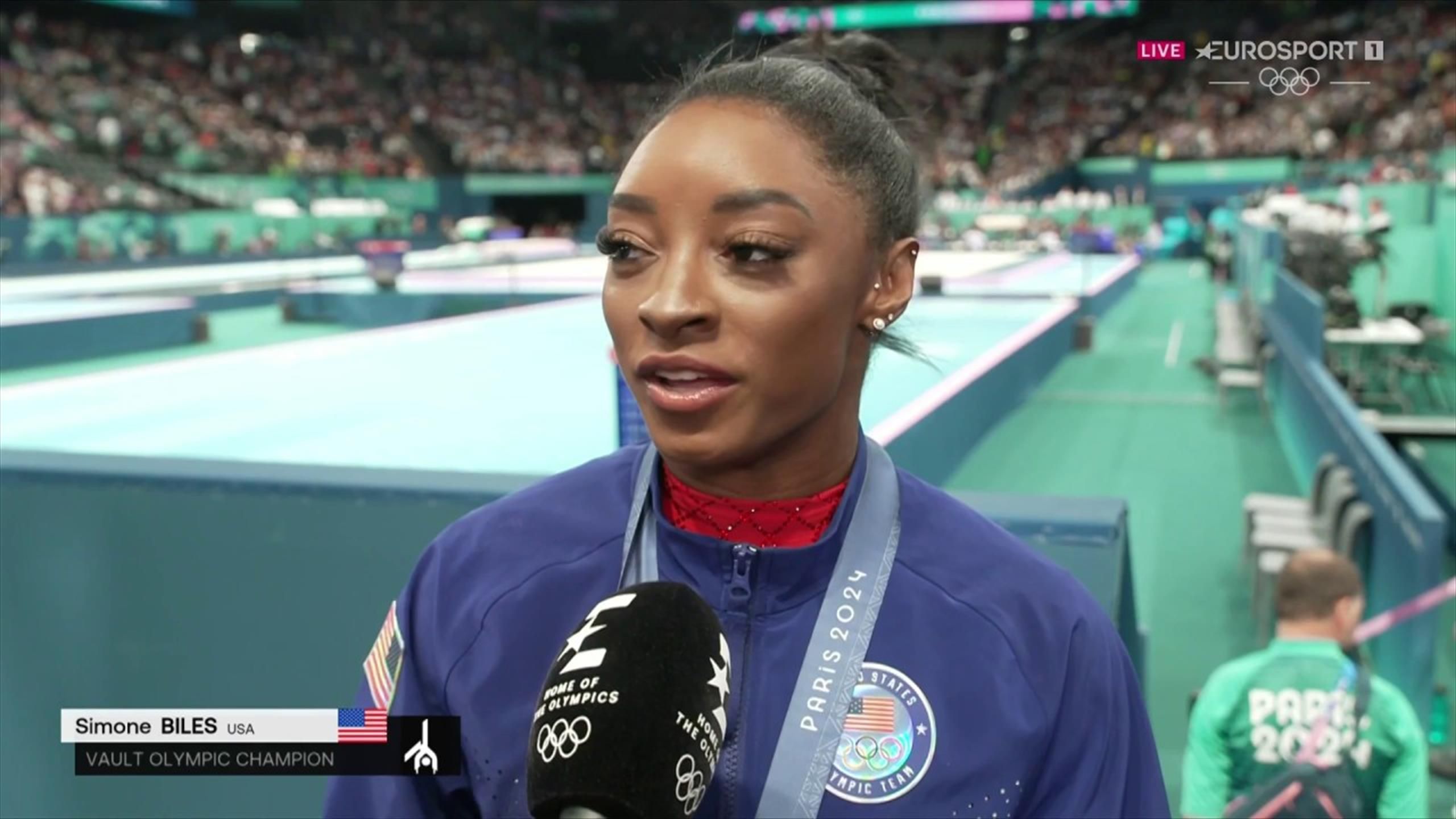 Paris 2024: Simone Biles 'couldn't be prouder of myself' after securing ...