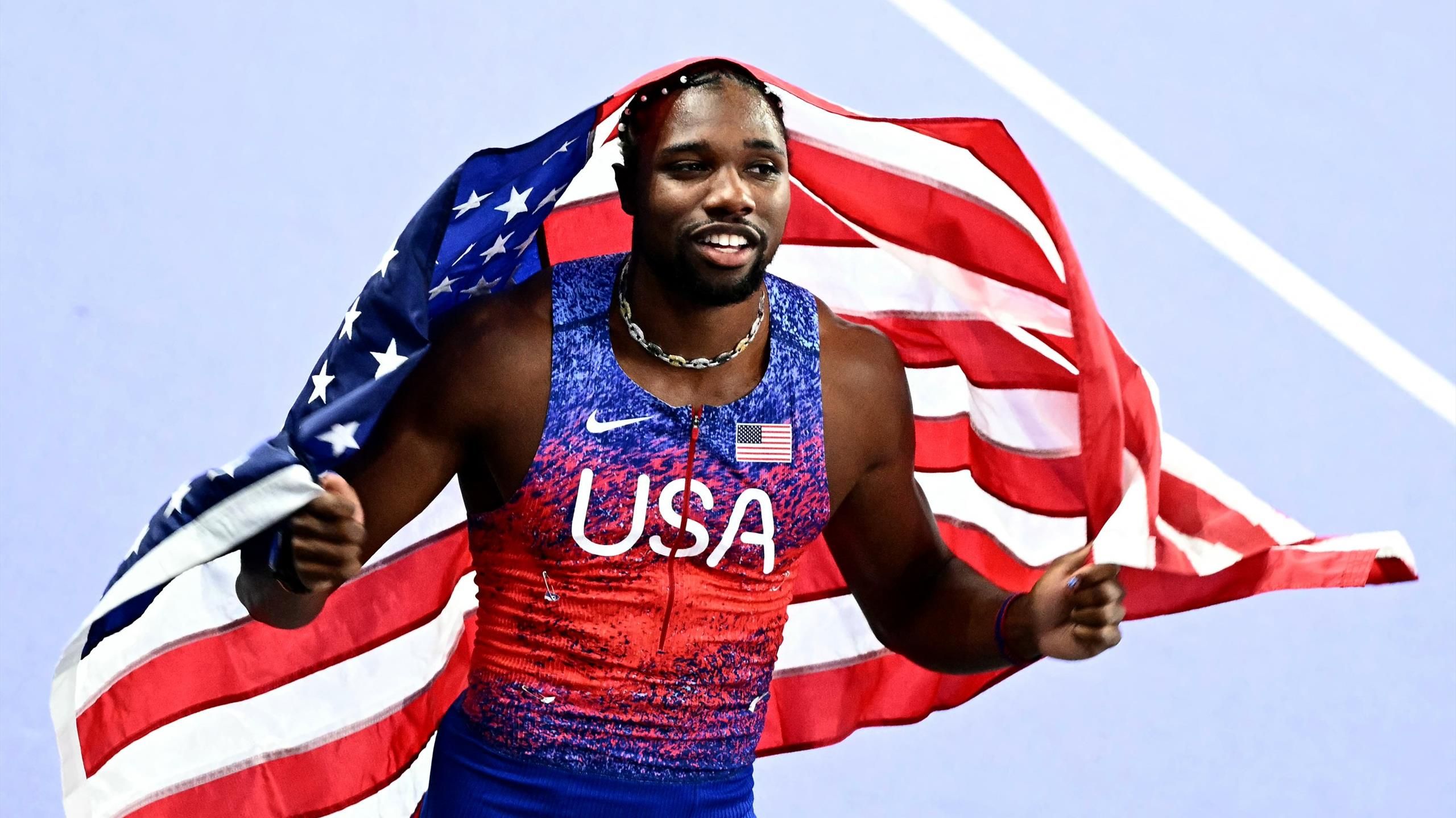 Noah Lyles beats Kishane Thompson to claim men's 100m gold in ...
