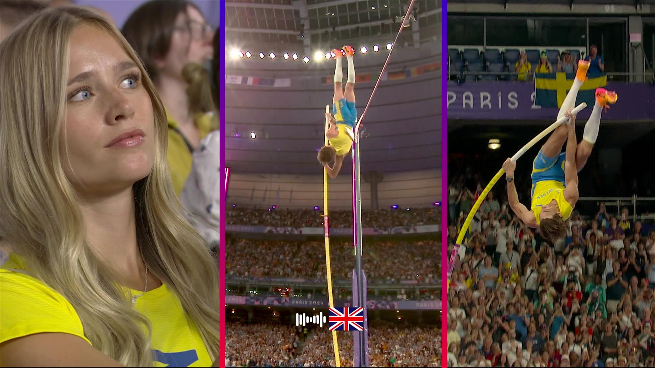 Paris 2024: Watch Armand Duplantis world record from multiple angles ...