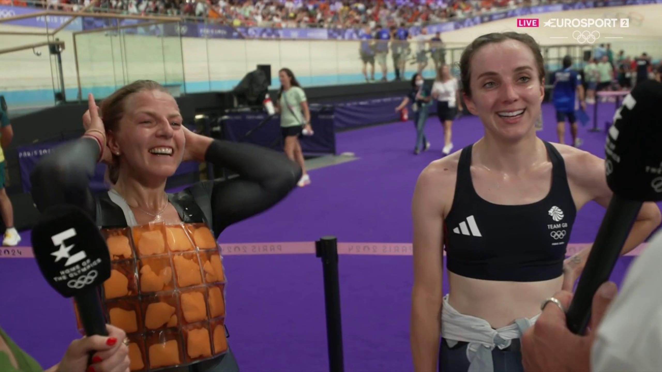 Paris 2024: Madison is 'bonkers' admit Team GB's silver medallists Neah ...