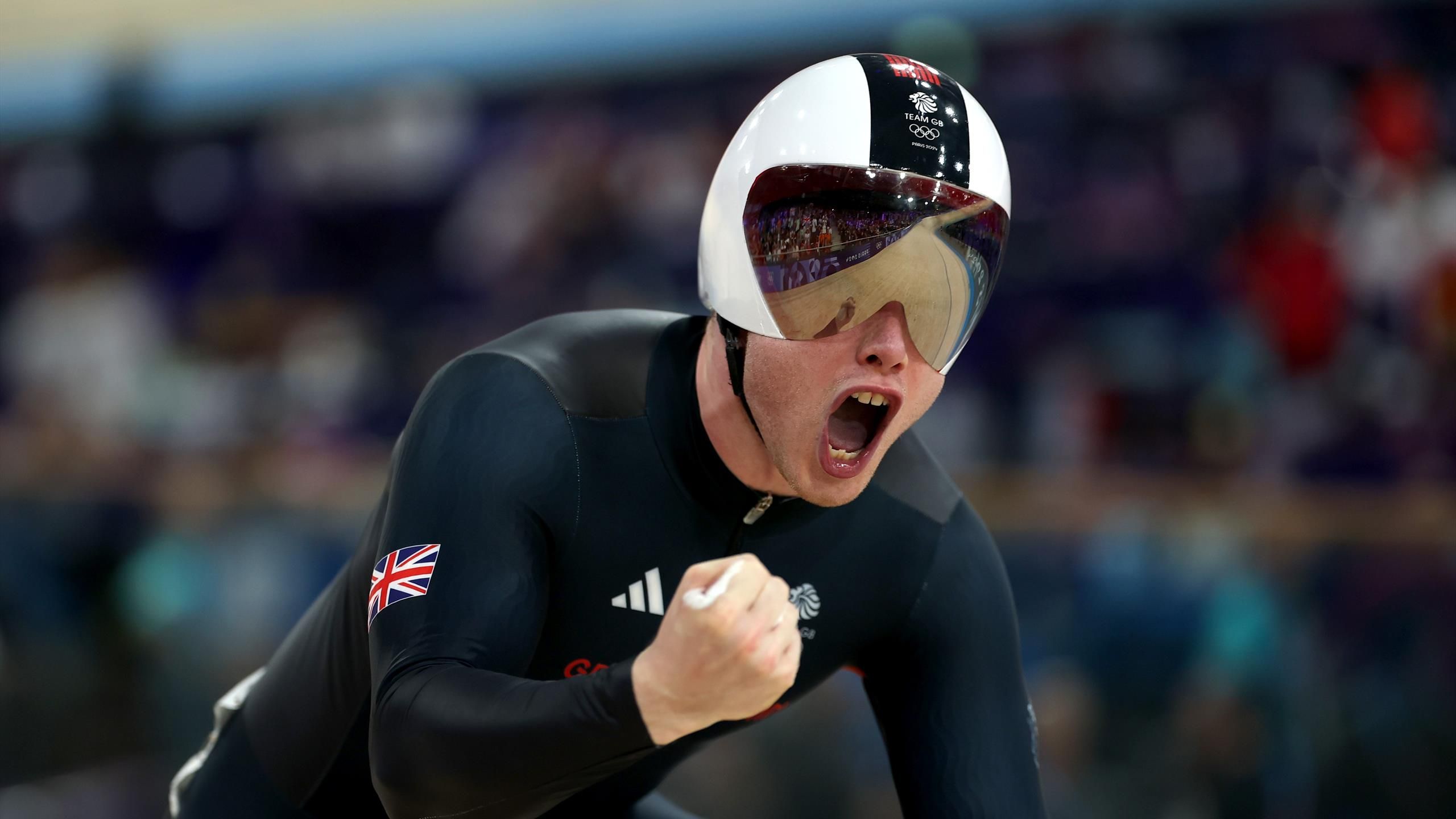 Jack Carlin holds off Jeffrey Hoogland to claim sprint bronze for Team GB at Paris 2024 ...