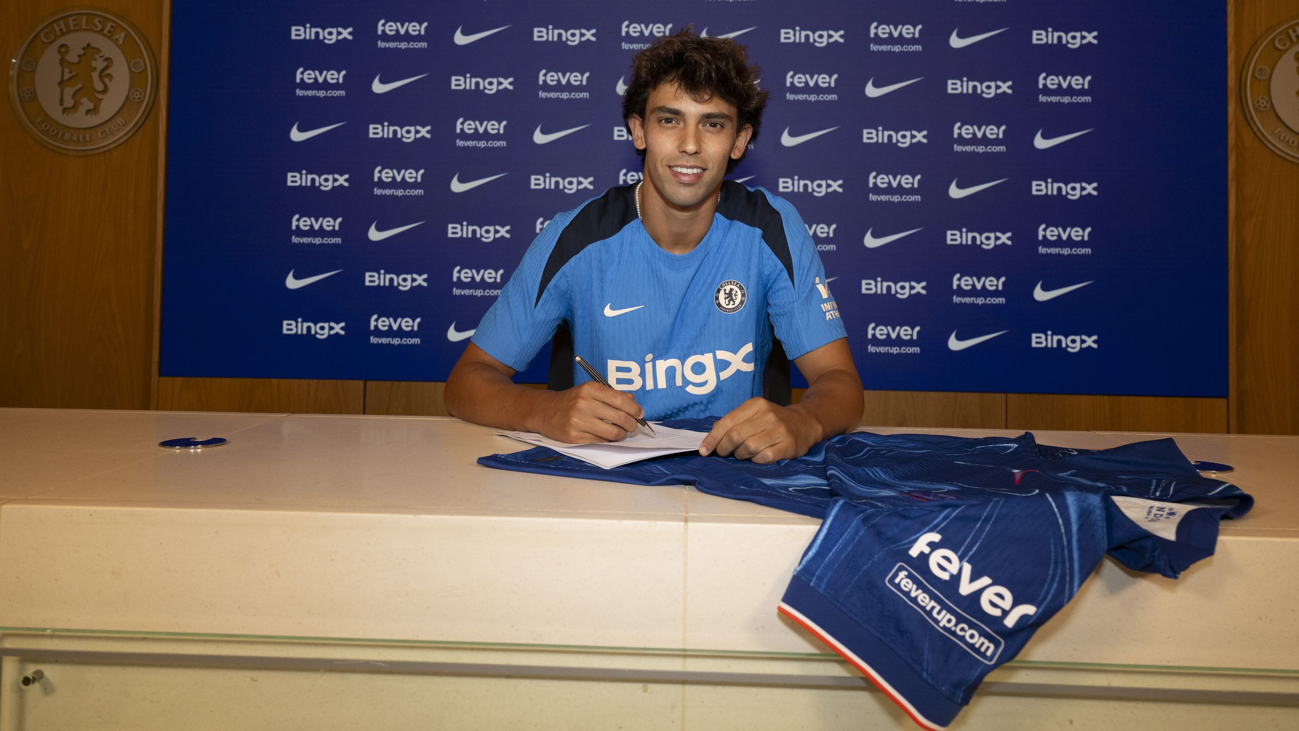 Chelsea complete signing of Atletico Madrid forward Joao Felix after ...