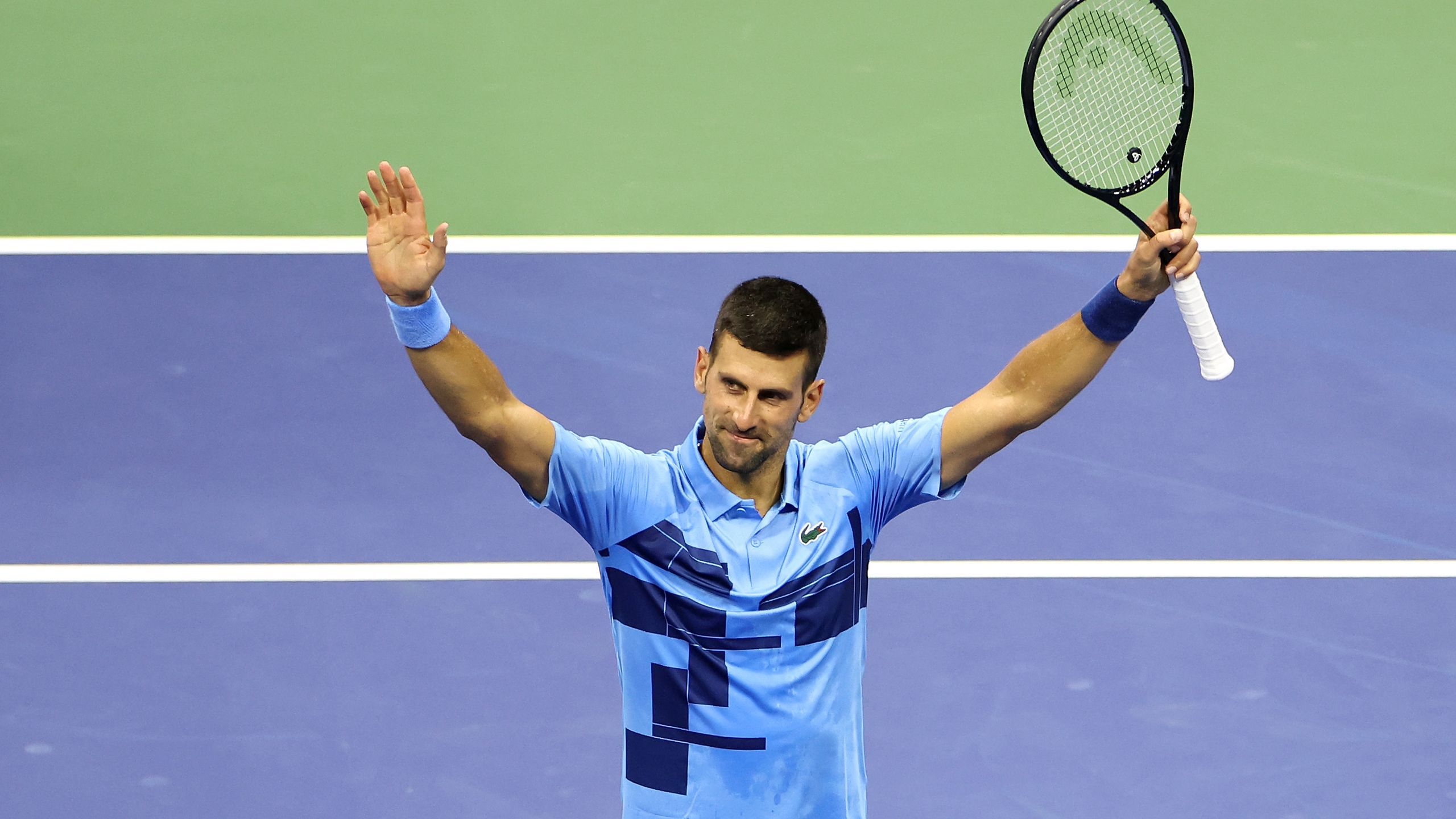 US Open 2024: Novak Djokovic equals Roger Federer record with ...