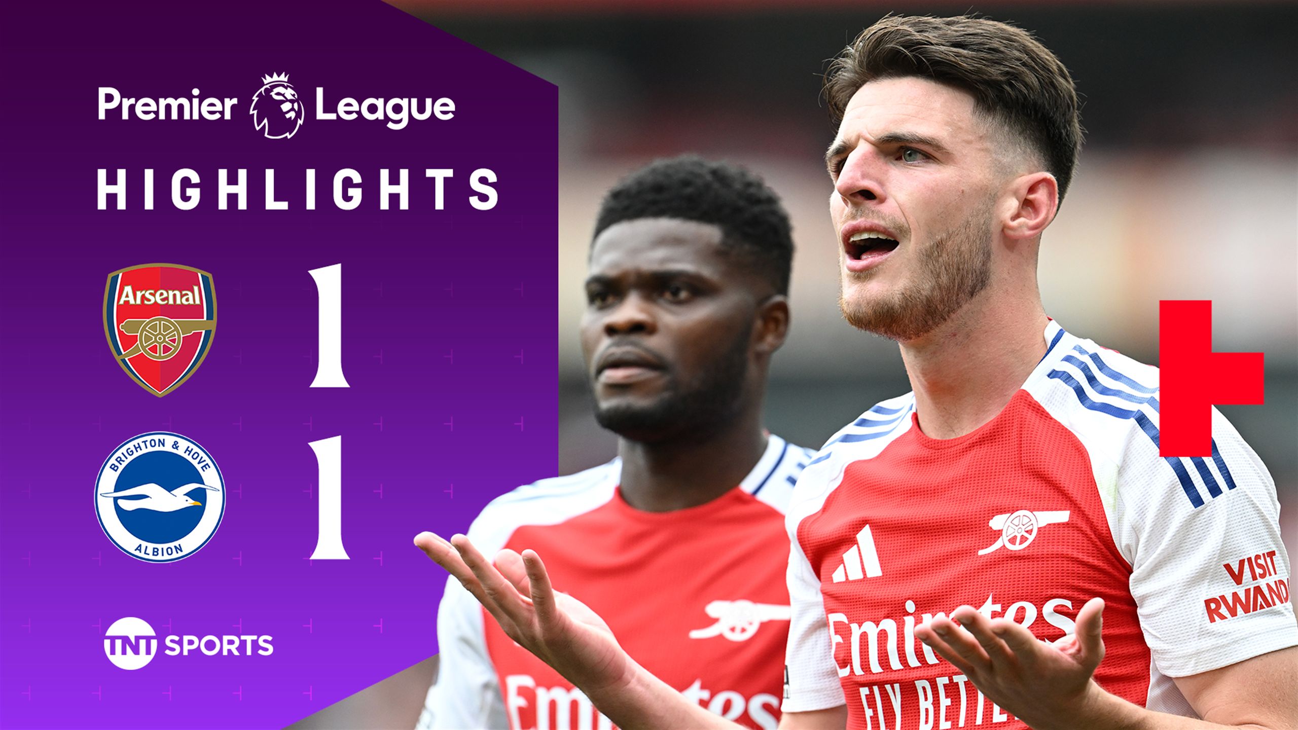 Highlights: Brighton fight back to earn draw away to Arsenal after ...