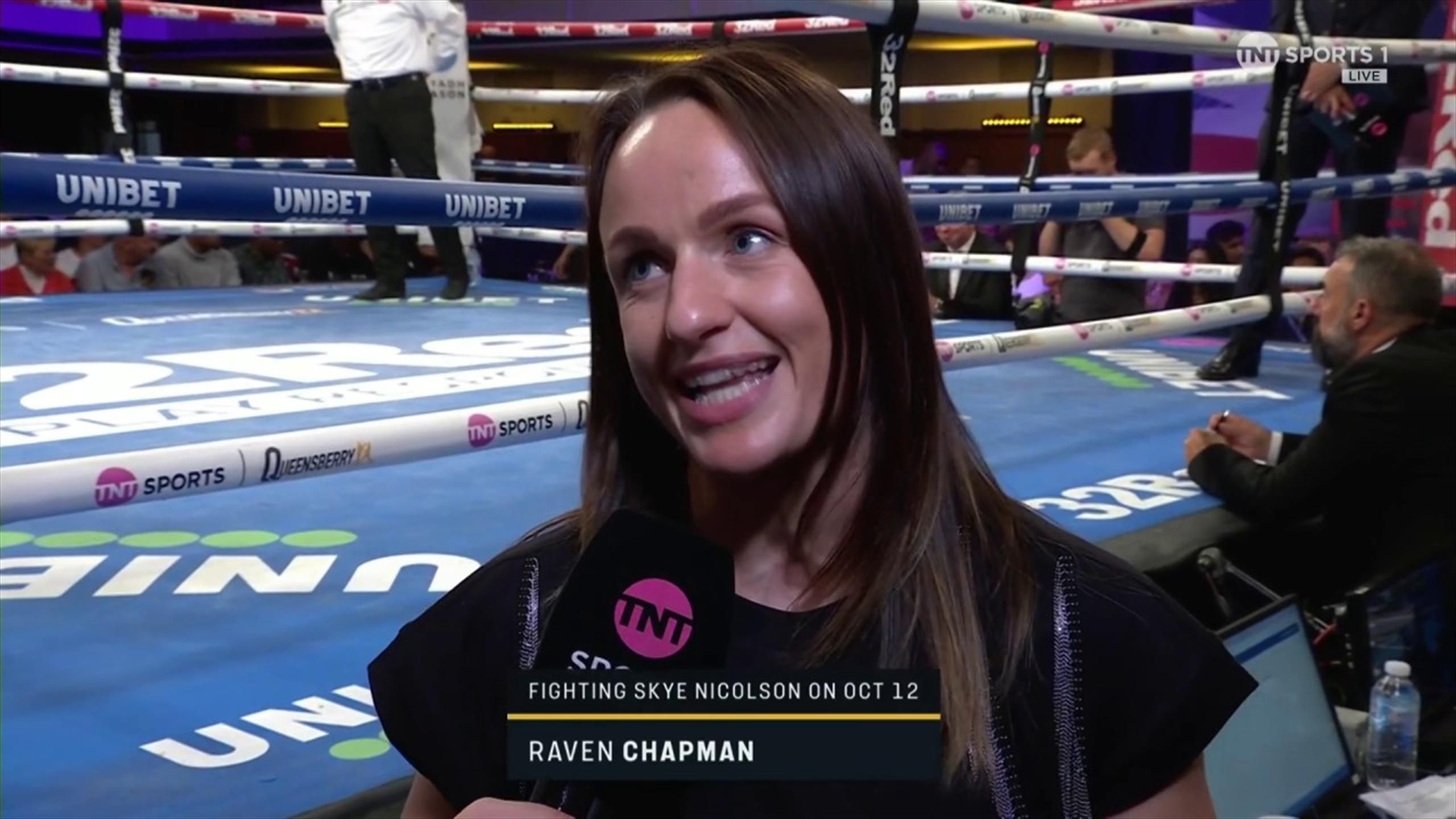 ‘Expect violence from me’ - Raven Chapman ready for crack at Skye ...