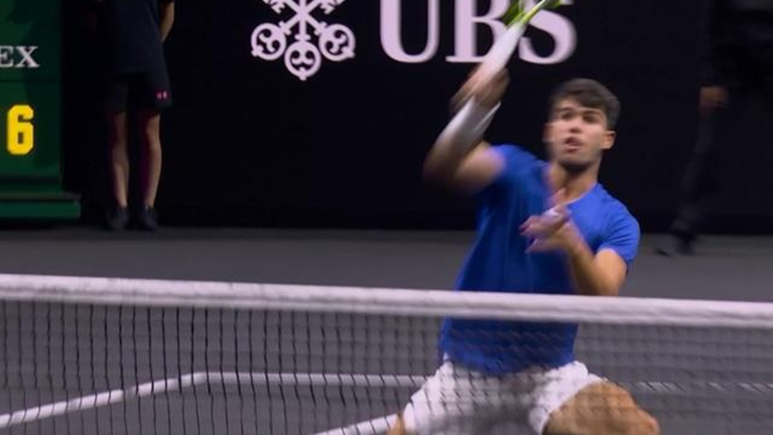 Laver Cup 2024: Carlos Alcaraz's bizarre volley winner during doubles ...