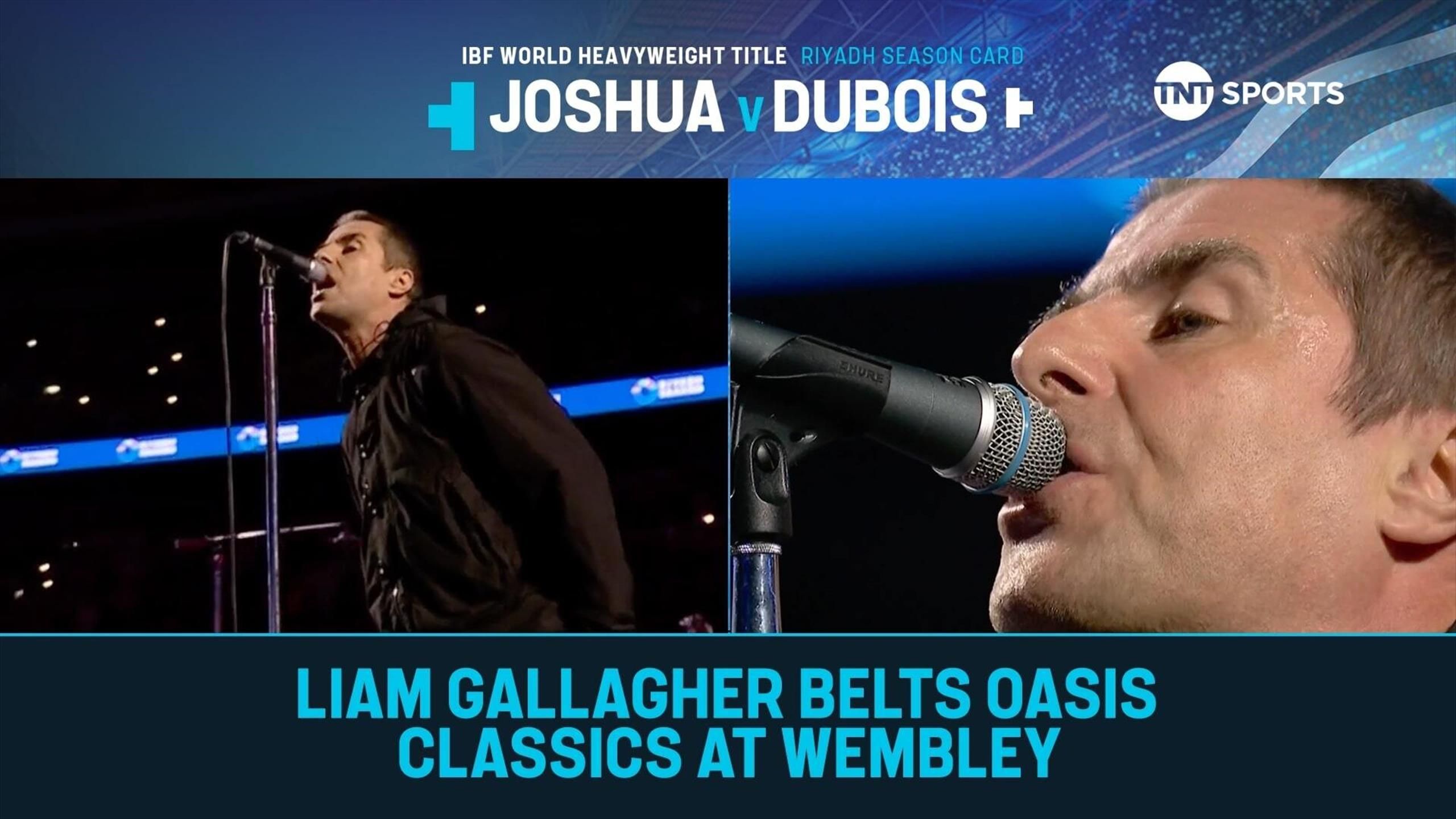 Anthony Joshua v Daniel Dubois: Watch Liam Gallagher's full set at ...