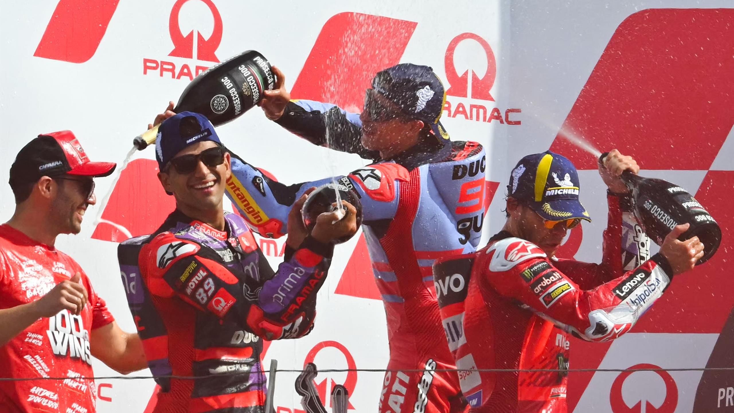 MotoGP Emilia Romagna: Enea Bastianini stuns Jorge Martin to take ...