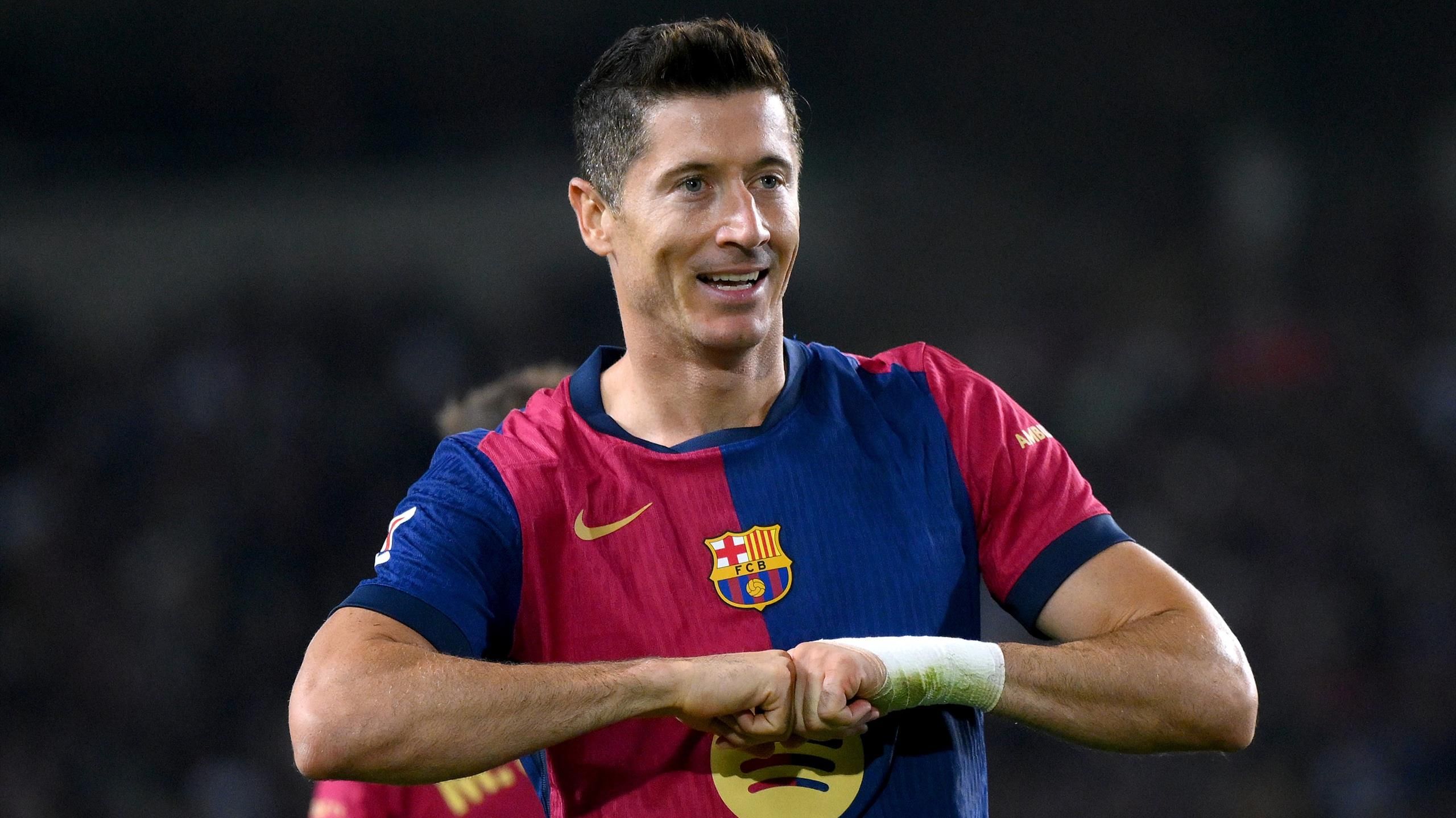 La Liga: Robert Lewandowski strike earns Barcelona seventh straight ...