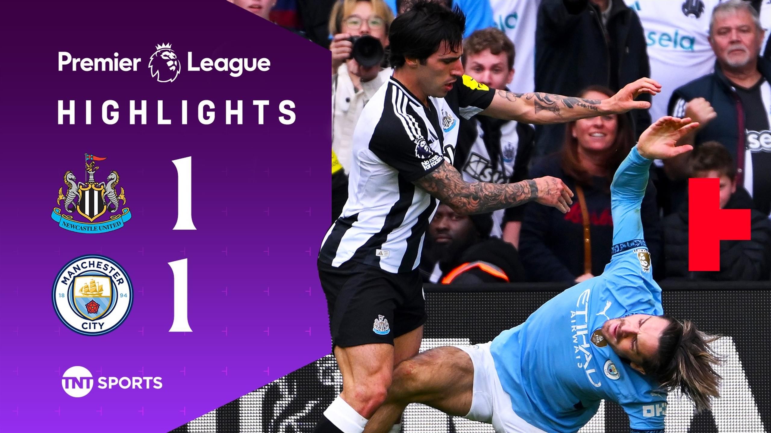 Newcastle v Manchester City Highlights: Anthony Gordon rescues draw ...