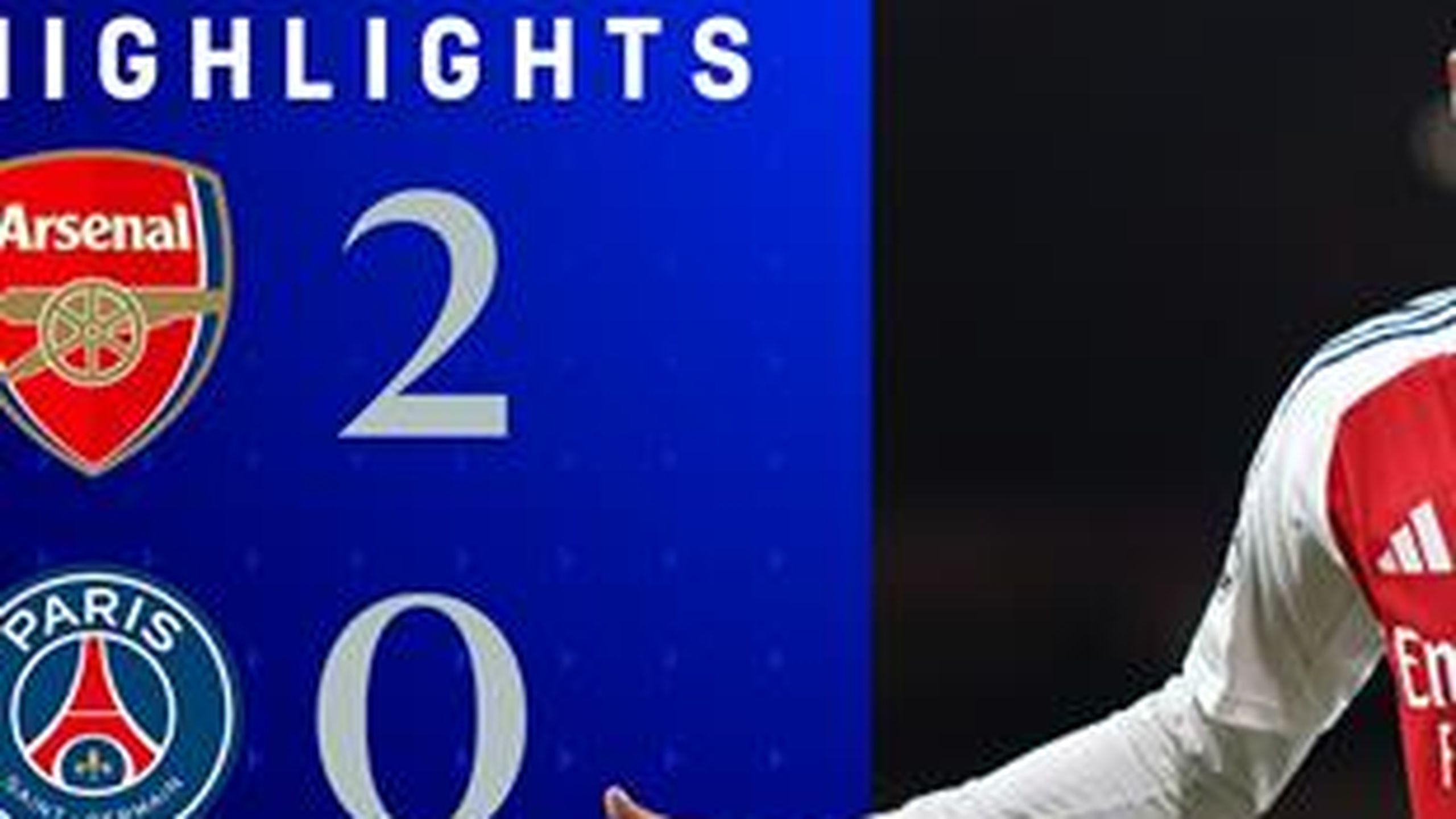 Arsenal 2-0 PSG: UEFA Champions League highlights as Kai Havertz and ...