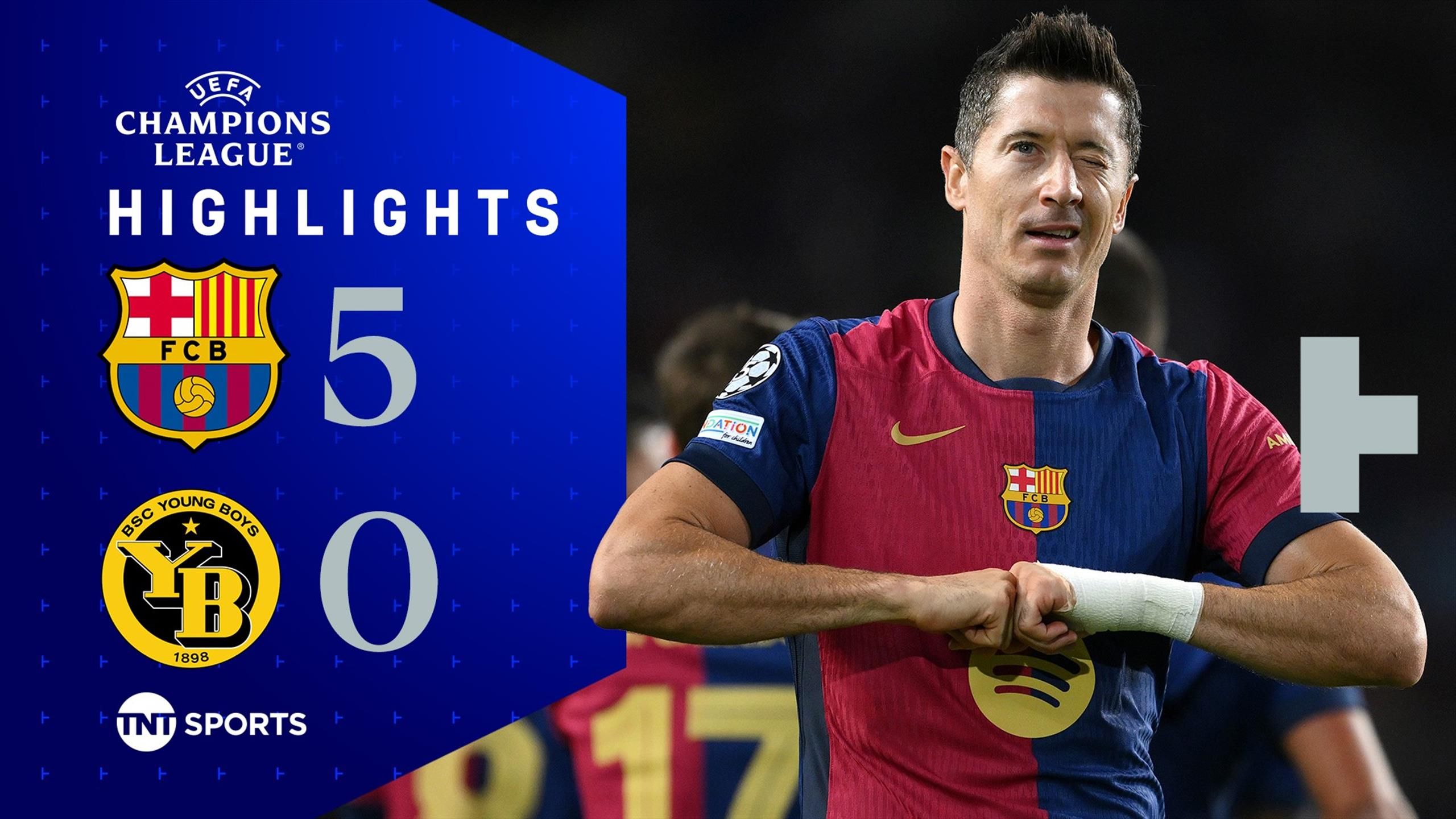 Barcelona 5-0 BSC Young Boys: UEFA Champions League highlights as ...